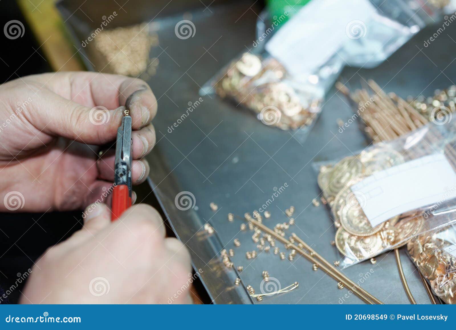 Hands of worker with tools stock image. Image of accessory - 20698549