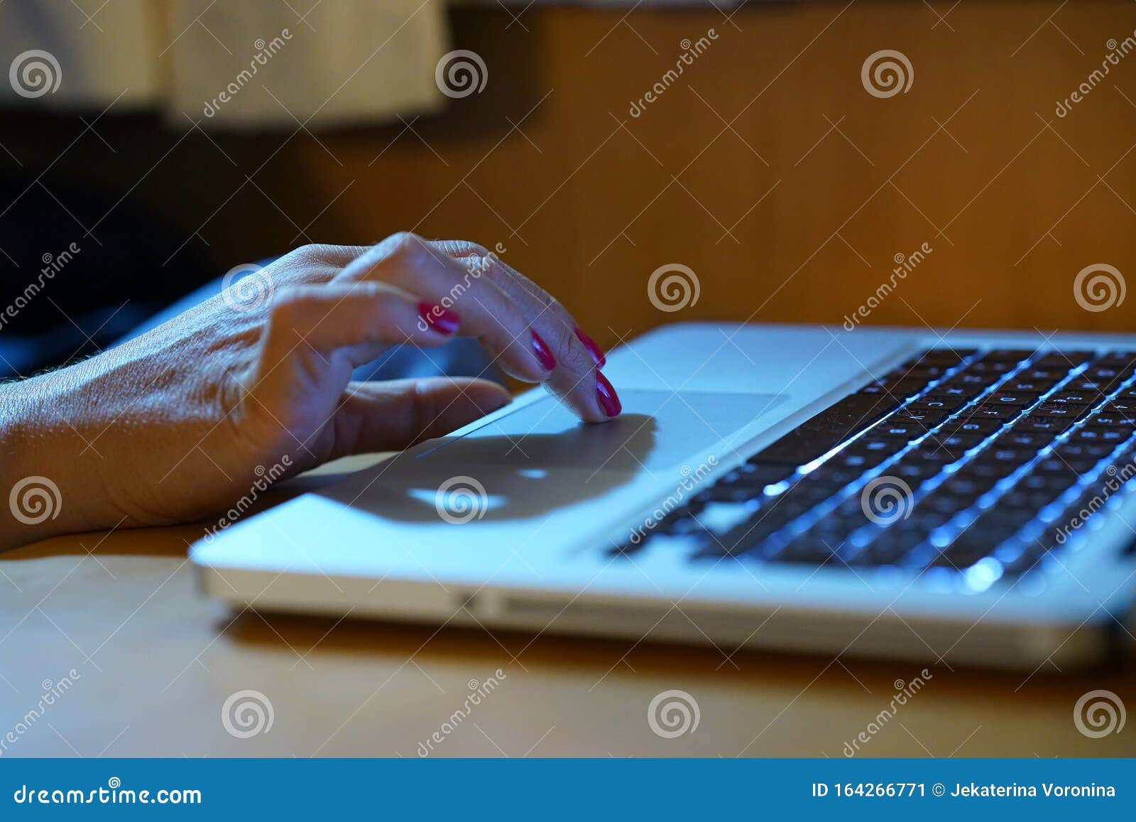 Hands Working on the Computer Keyboard Stock Image - Image of button ...
