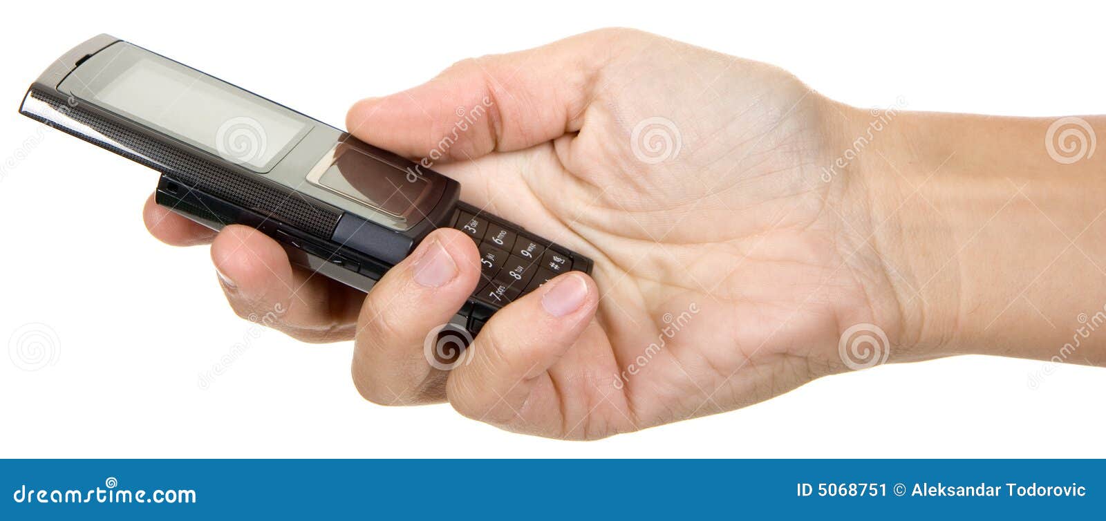 Hands working on a phone stock image. Image of messaging - 5068751