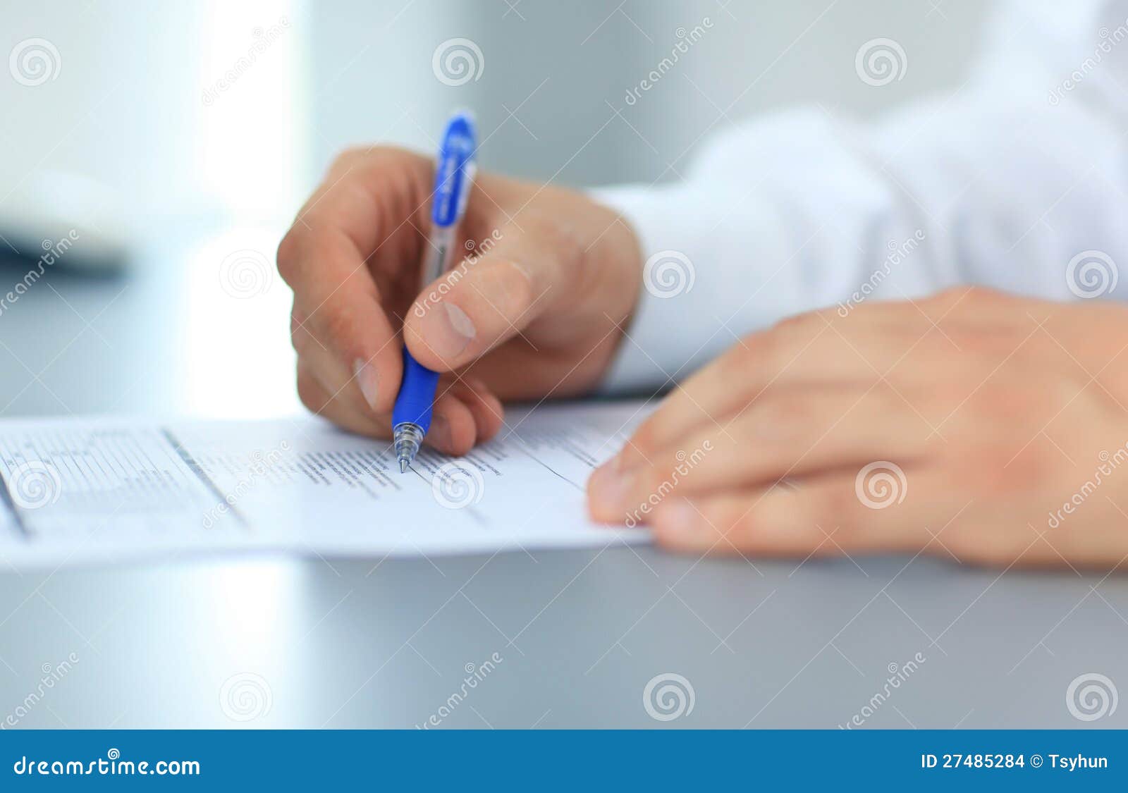 Hands writing stock photo. Image of cute, office, adult - 27485284
