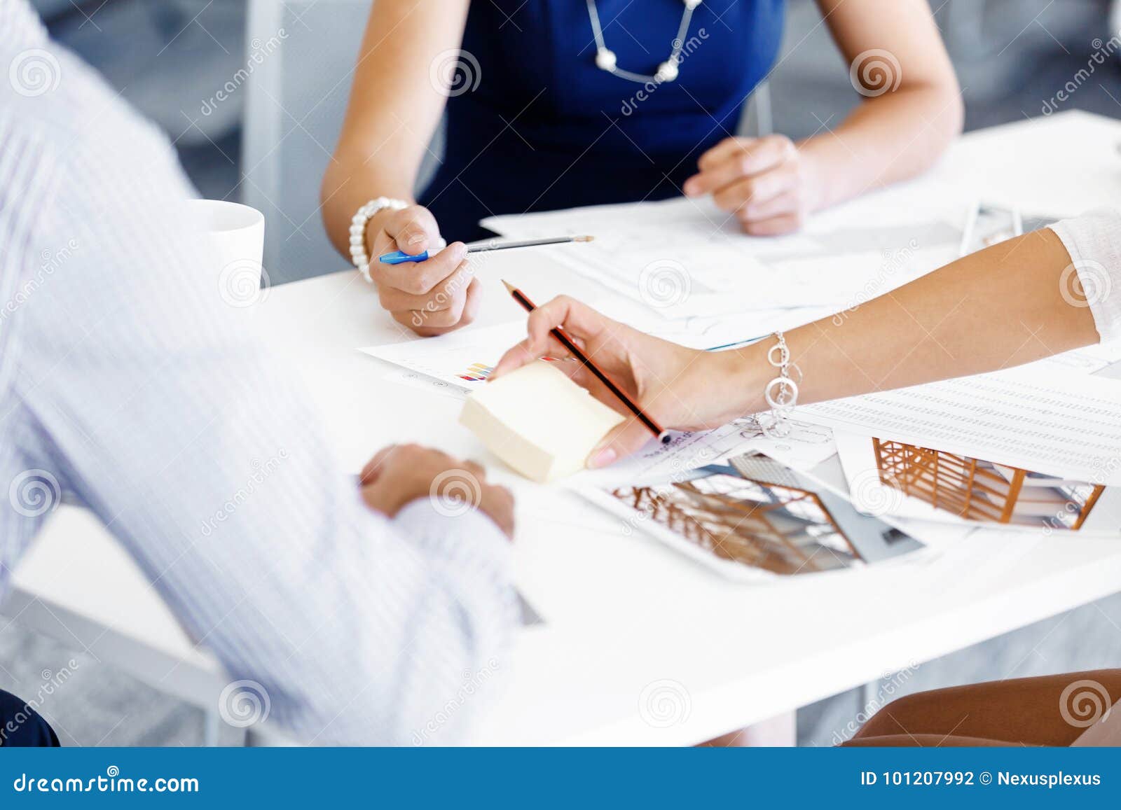Hands writing on paper stock photo. Image of page, manager - 101207992