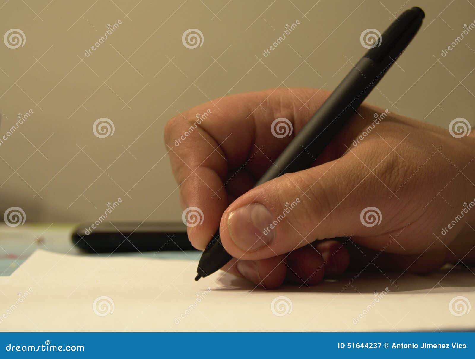 Hands writting stock image. Image of office, test, writting - 51644237