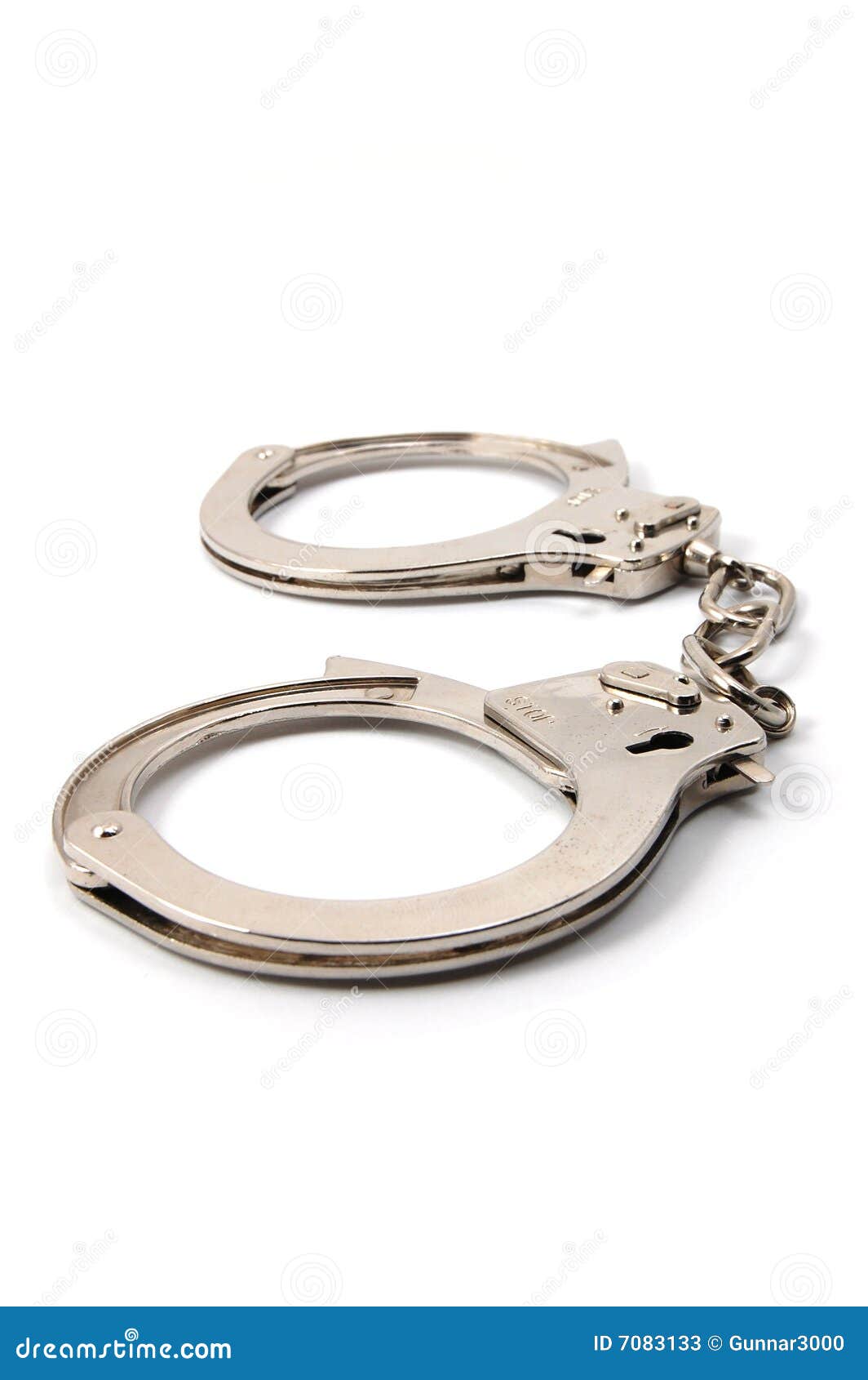 Handschellen stockbild. Bild von gerechtigkeit, verengen - 7083133