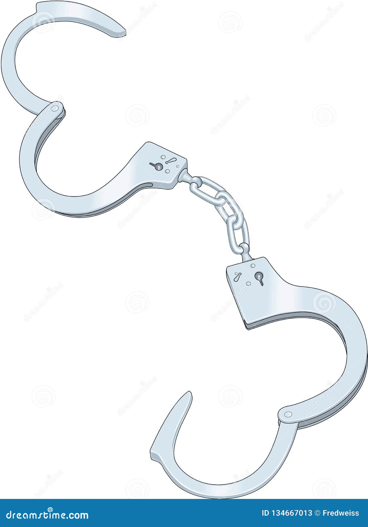 Handschellen-Vektor-Illustration Vektor Abbildung - Illustration von ...