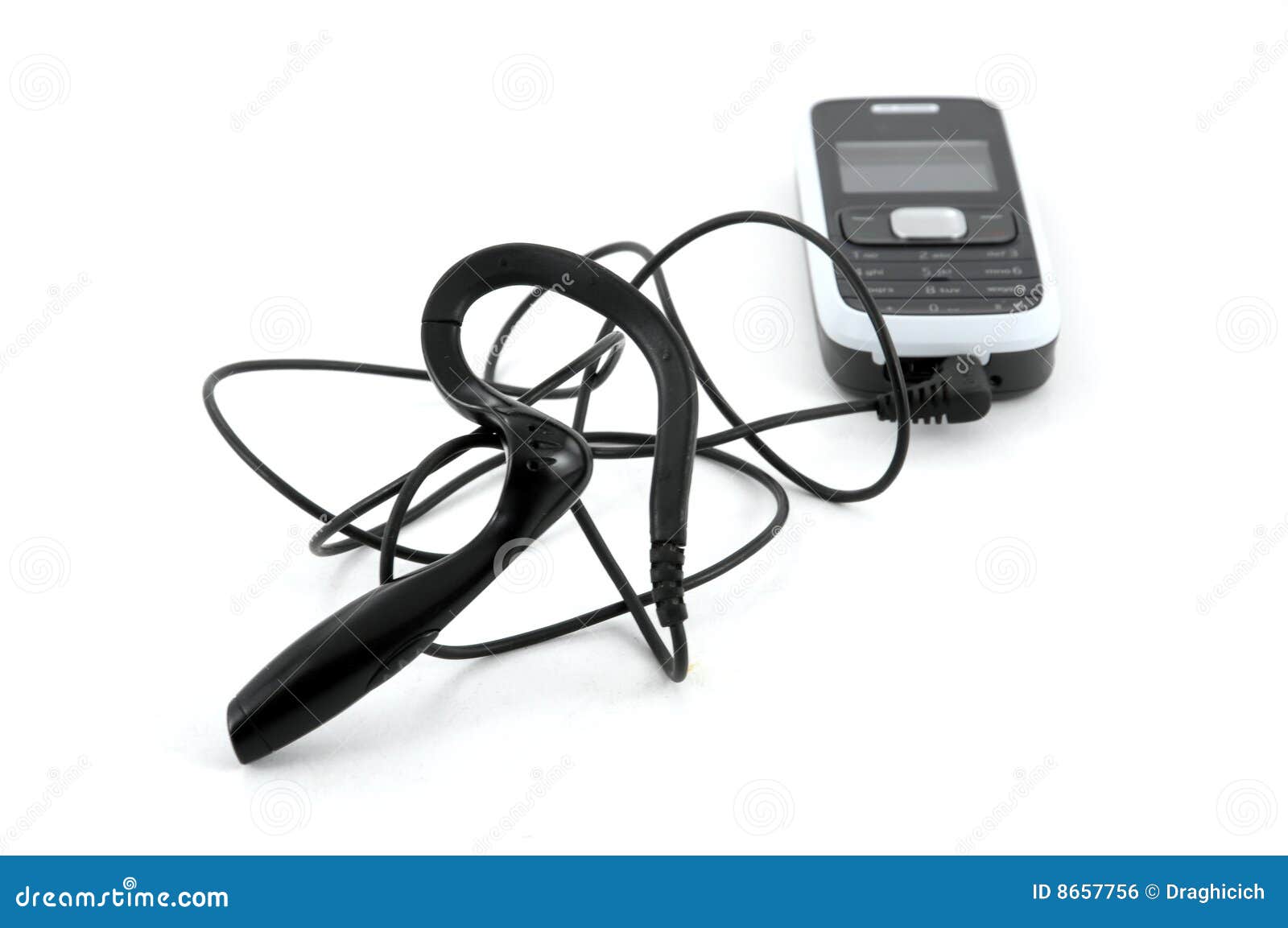 Handsfree stock photo. Image of microphone, business, cellphone - 8657756