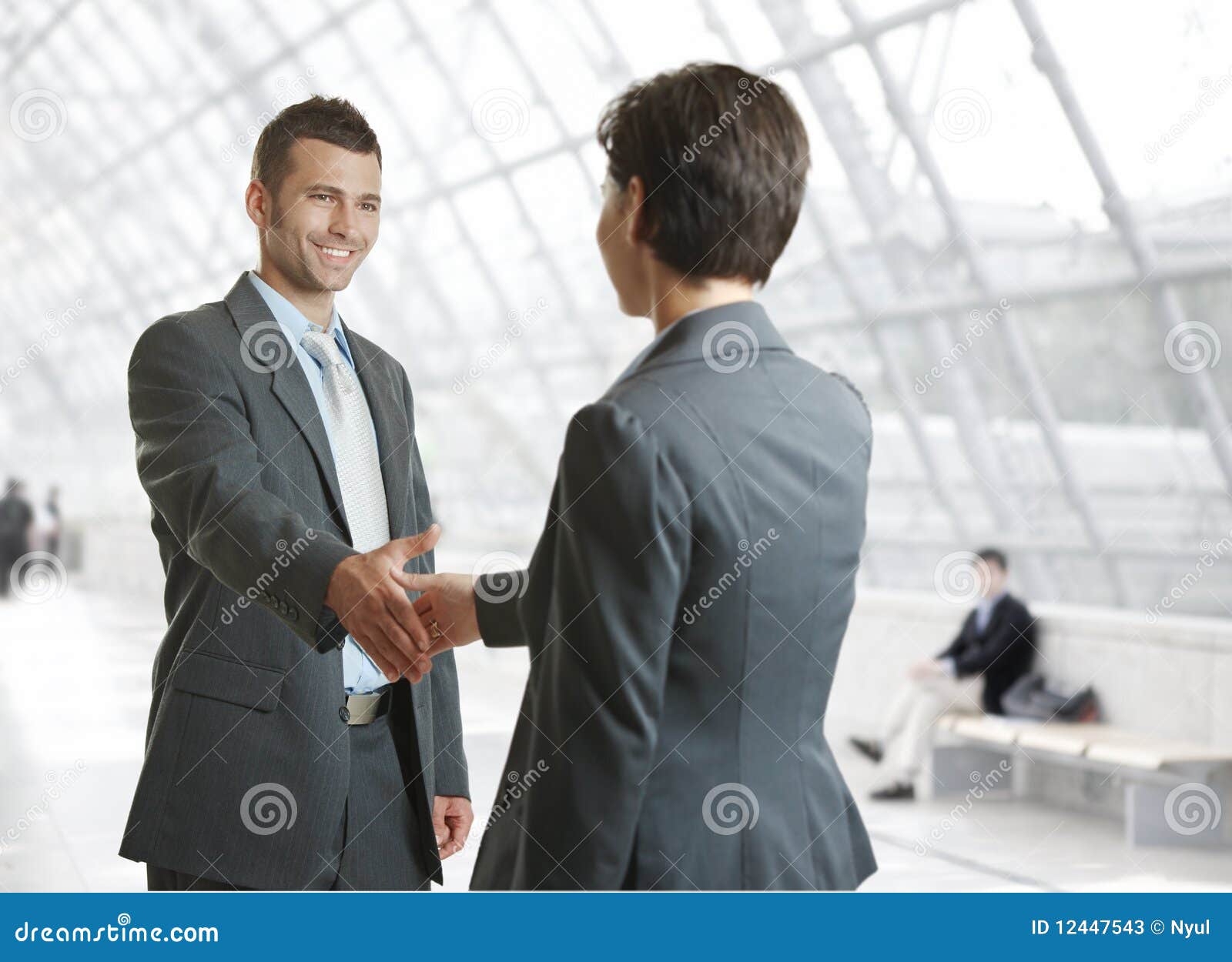 Handshake stock image. Image of building, greeting, corporate - 12447543