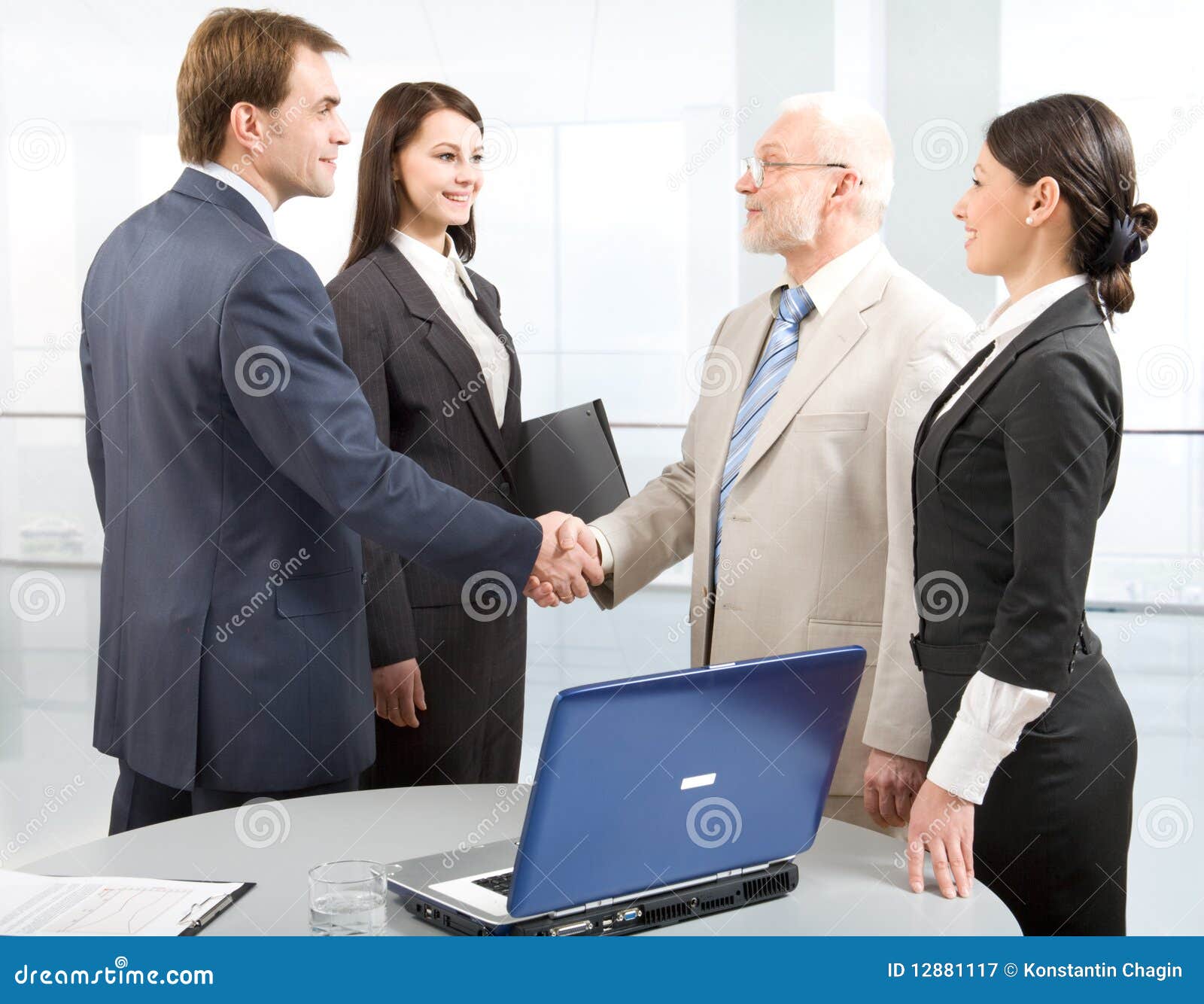 Handshake stock image. Image of professional, growth - 12881117