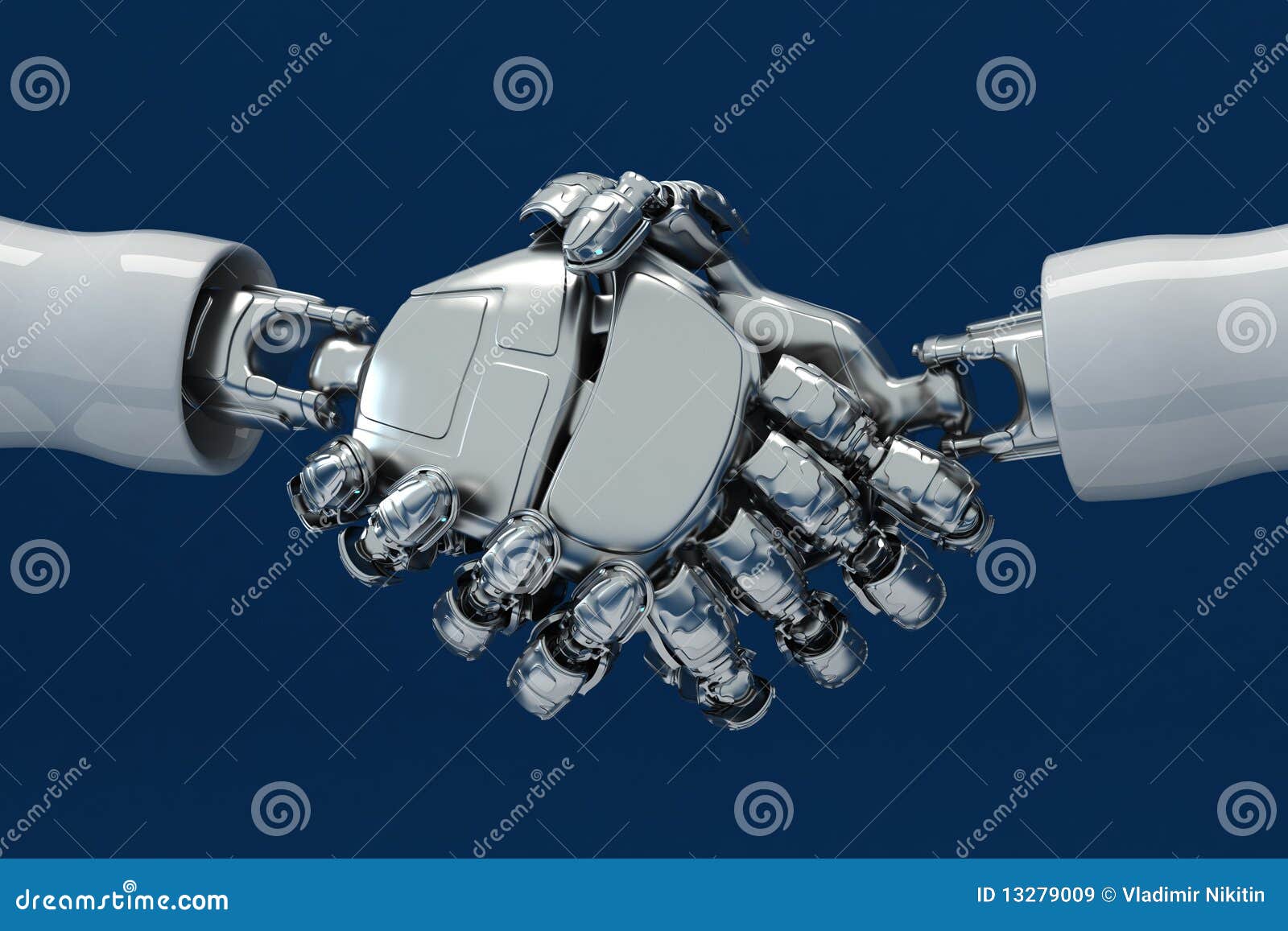 Handshake stock illustration. Illustration of machine - 13279009