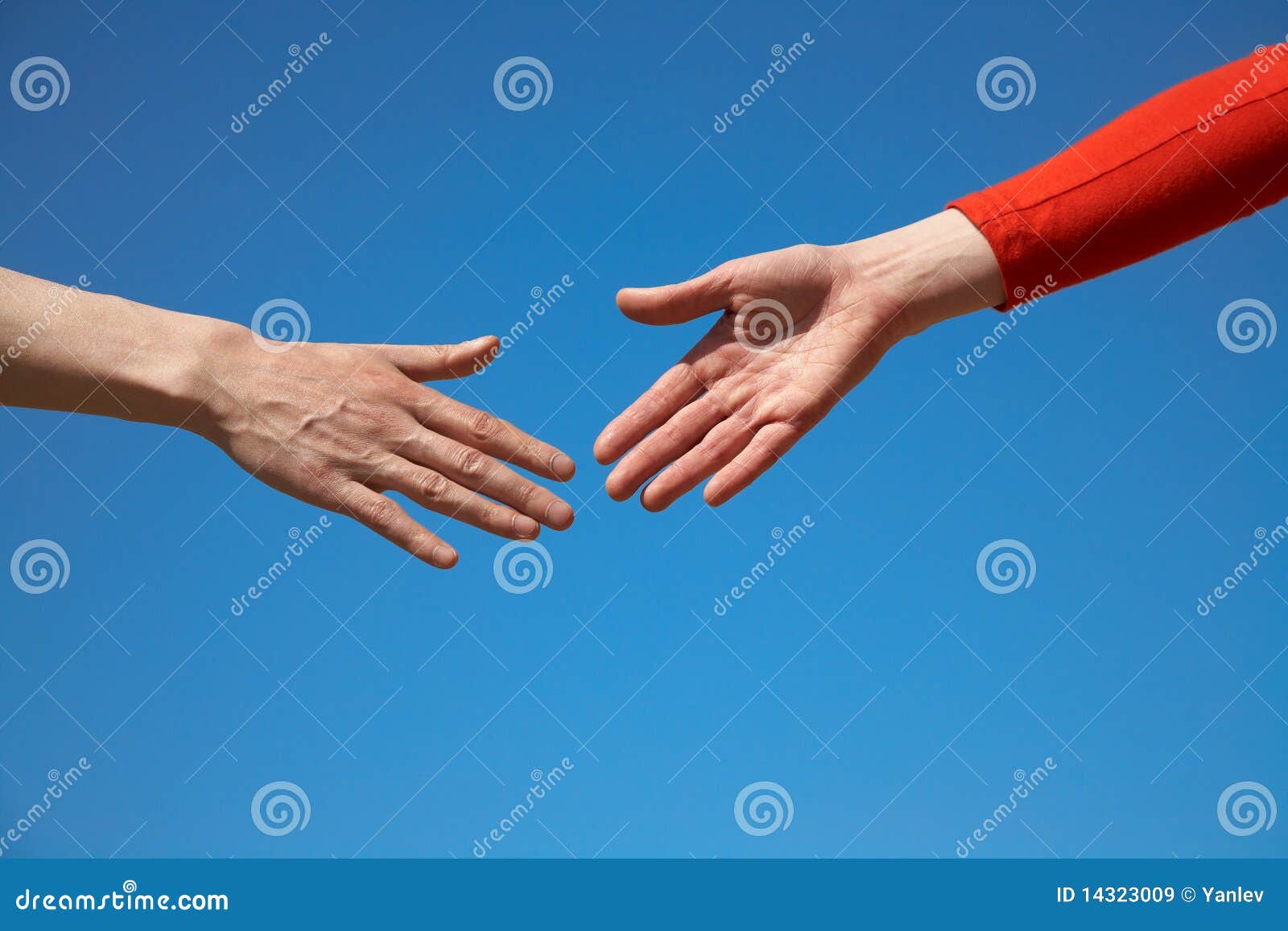 Handshake stock image. Image of help, assistance, female - 14323009