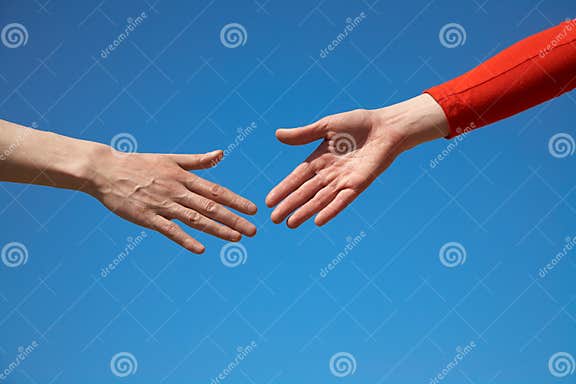 Handshake stock image. Image of help, assistance, female - 14323009
