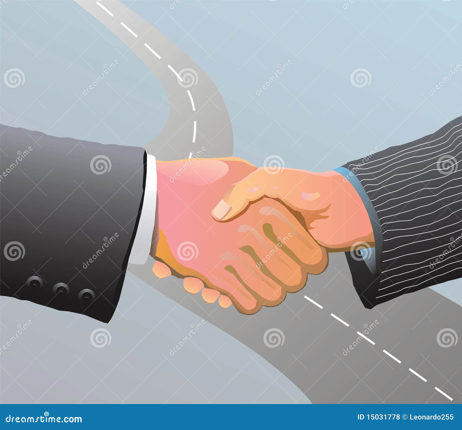 Handshake stock illustration. Illustration of pact, partnership - 15031778