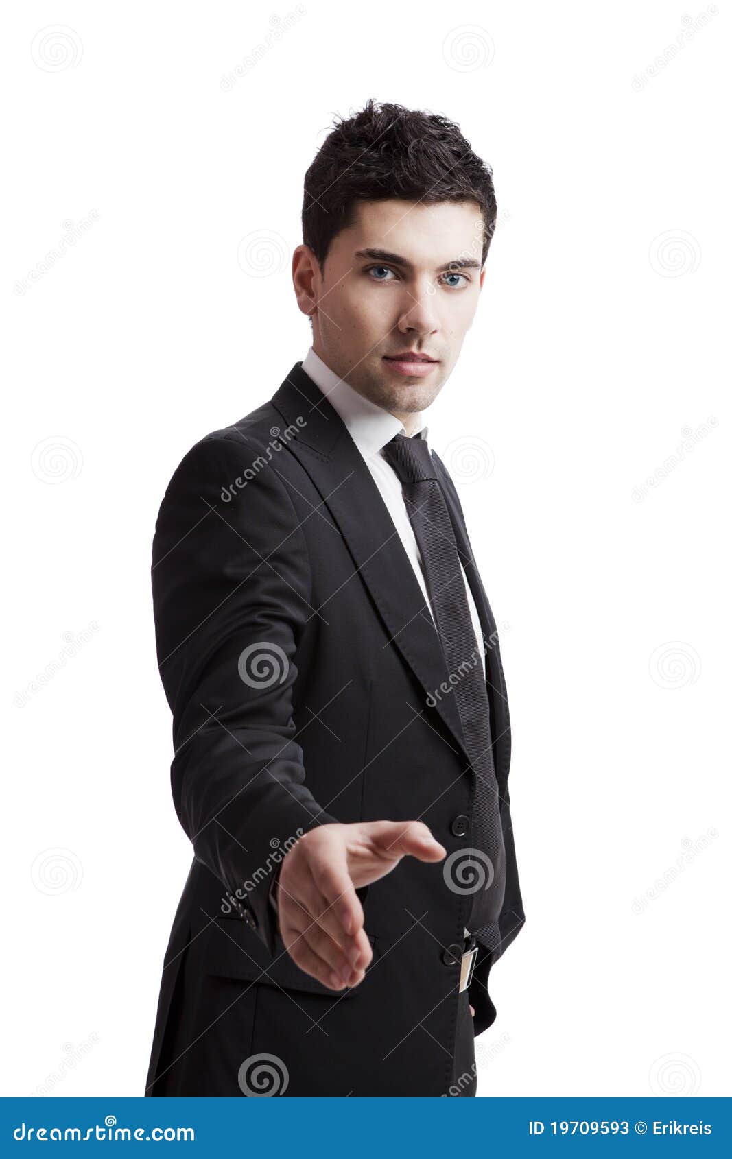 Handshake stock image. Image of attitude, cheerful, male - 19709593