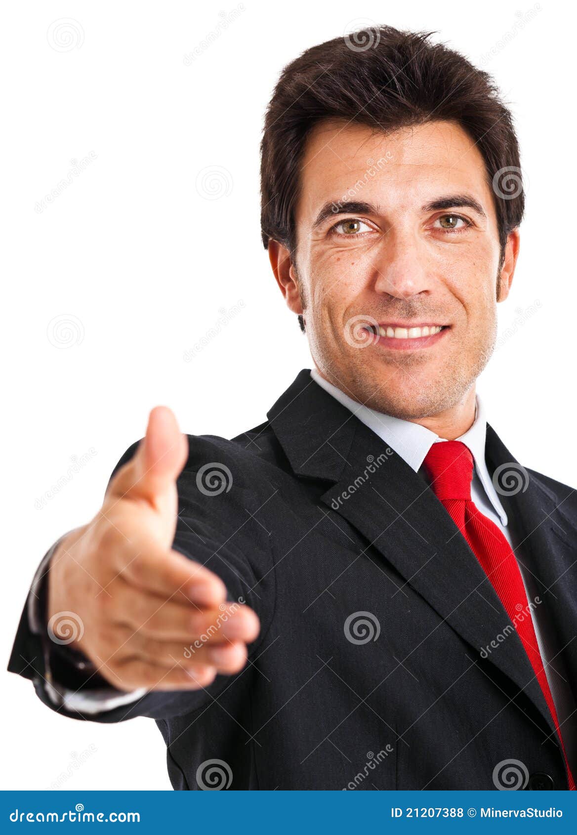 Handshake stock photo. Image of boss, employee, handsome - 21207388