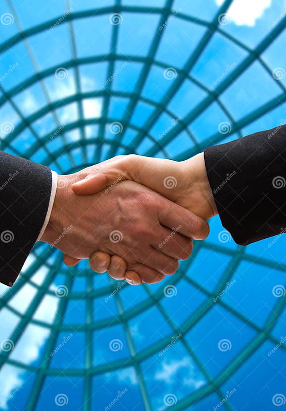 Handshake stock photo. Image of partnership, deal, clouds - 3476590