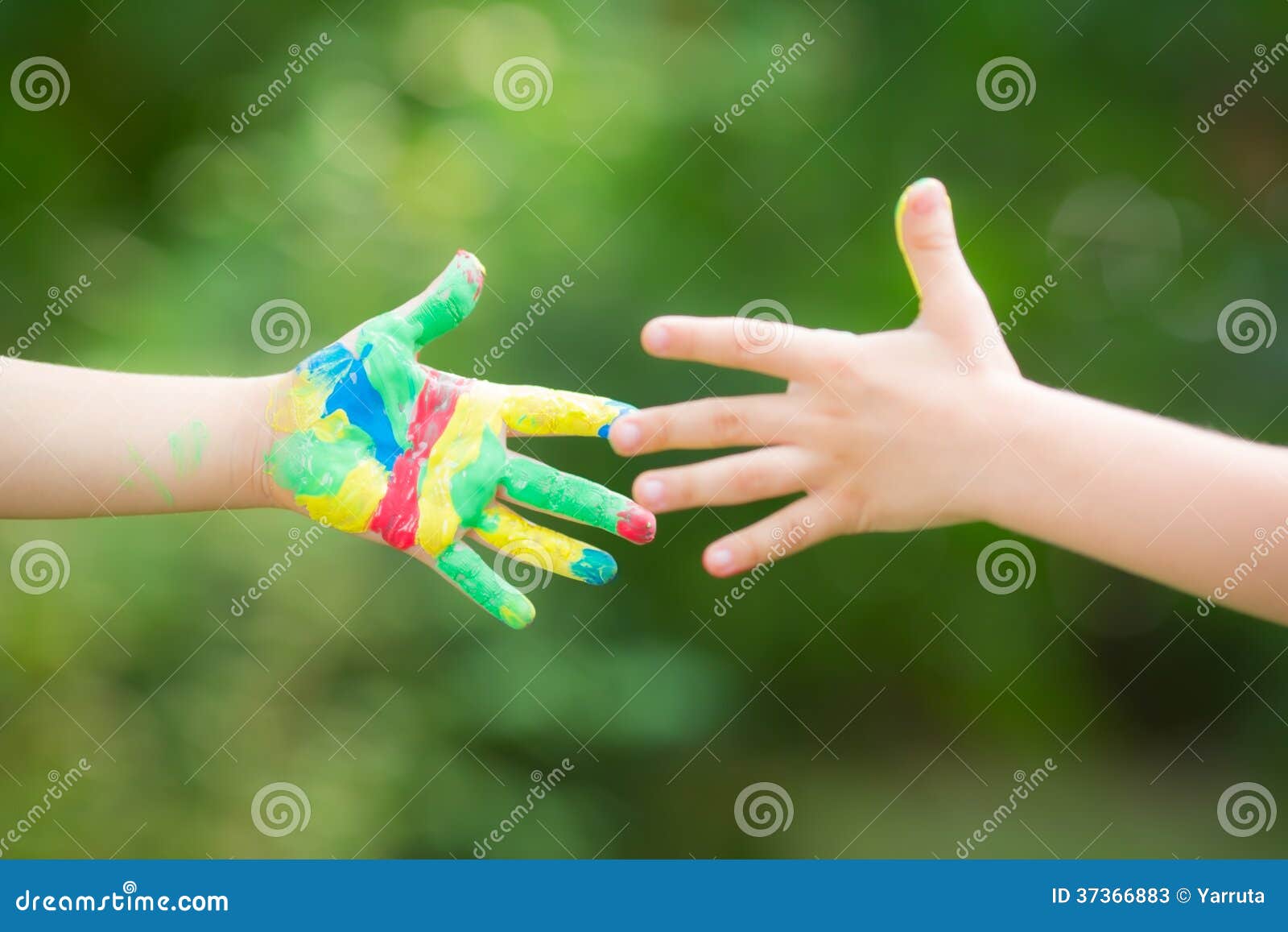Handshake stock image. Image of paint, painted, background - 37366883