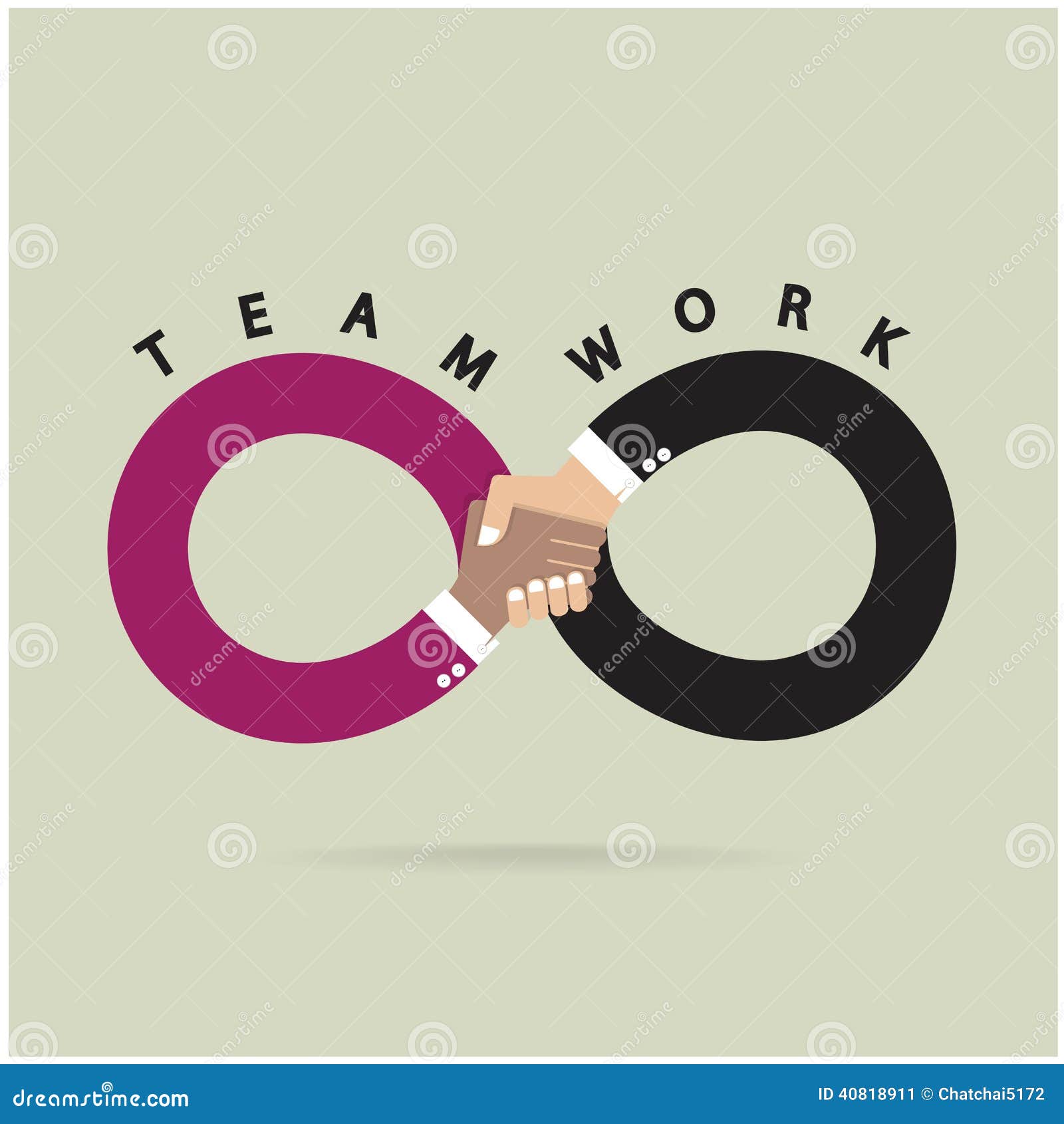 Handshake Abstract Design Template. Business Concept Stock Vector ...