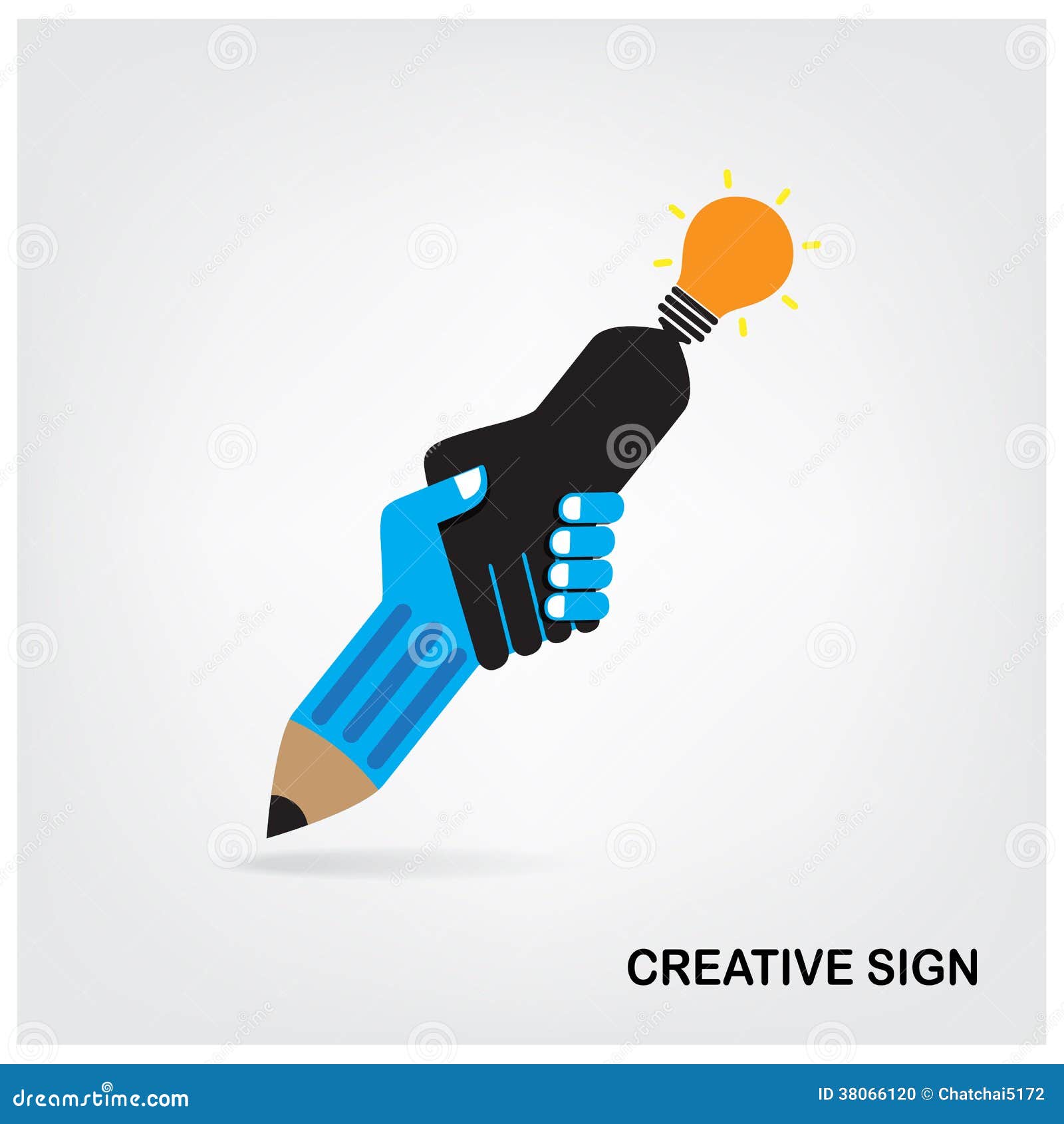 Handshake Abstract Sign,creative Sign. Stock Vector - Illustration of ...