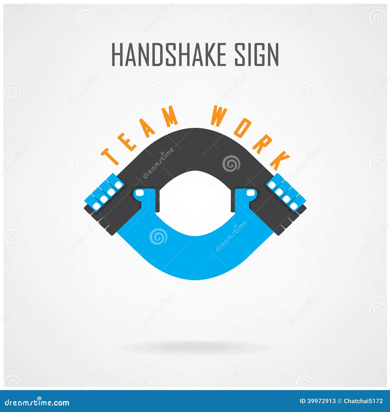 Handshake Abstract Sign Vector Design Template. Stock Vector ...