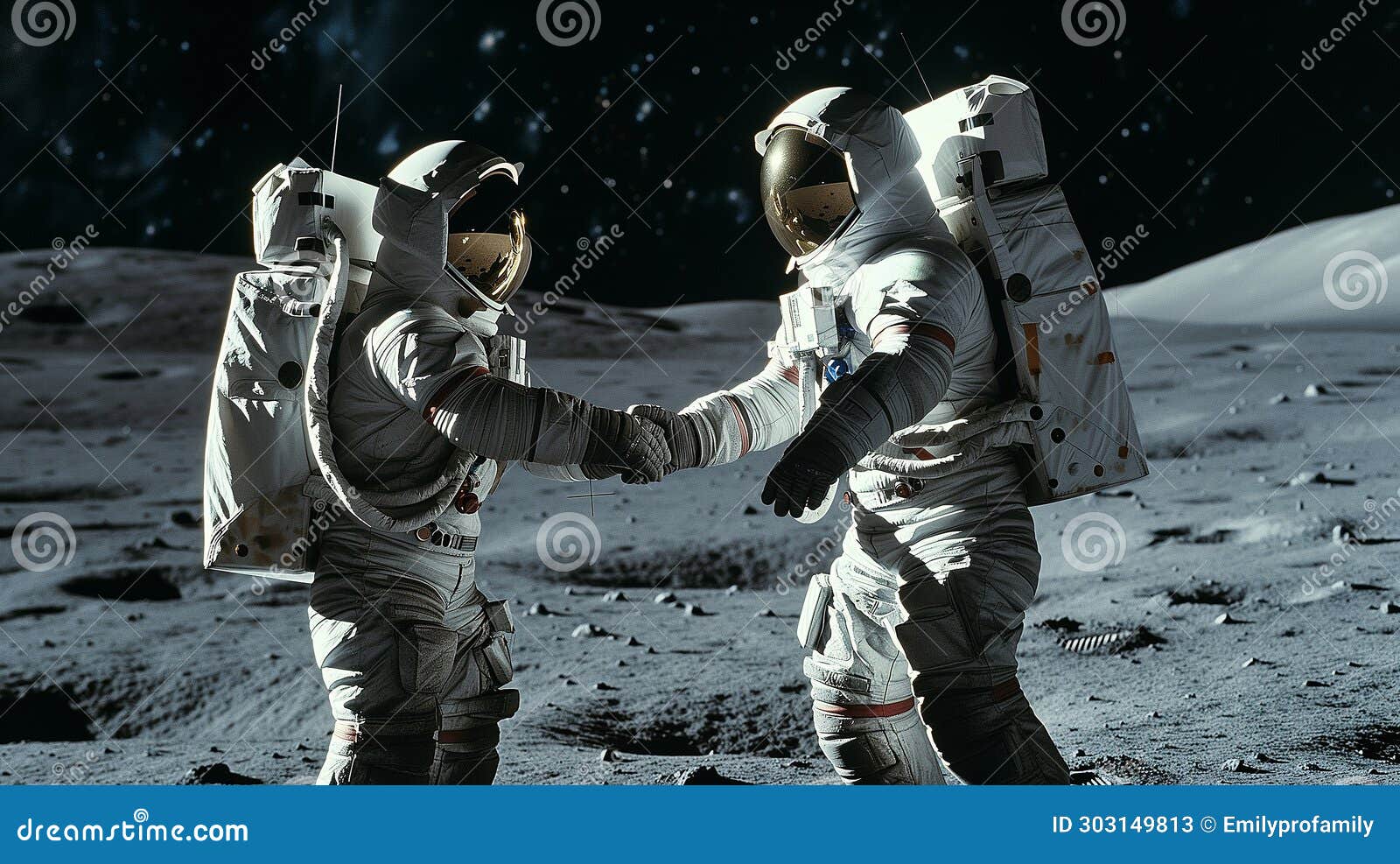 A Handshake Across Space: Astronauts Symbolize Global Cooperation on ...