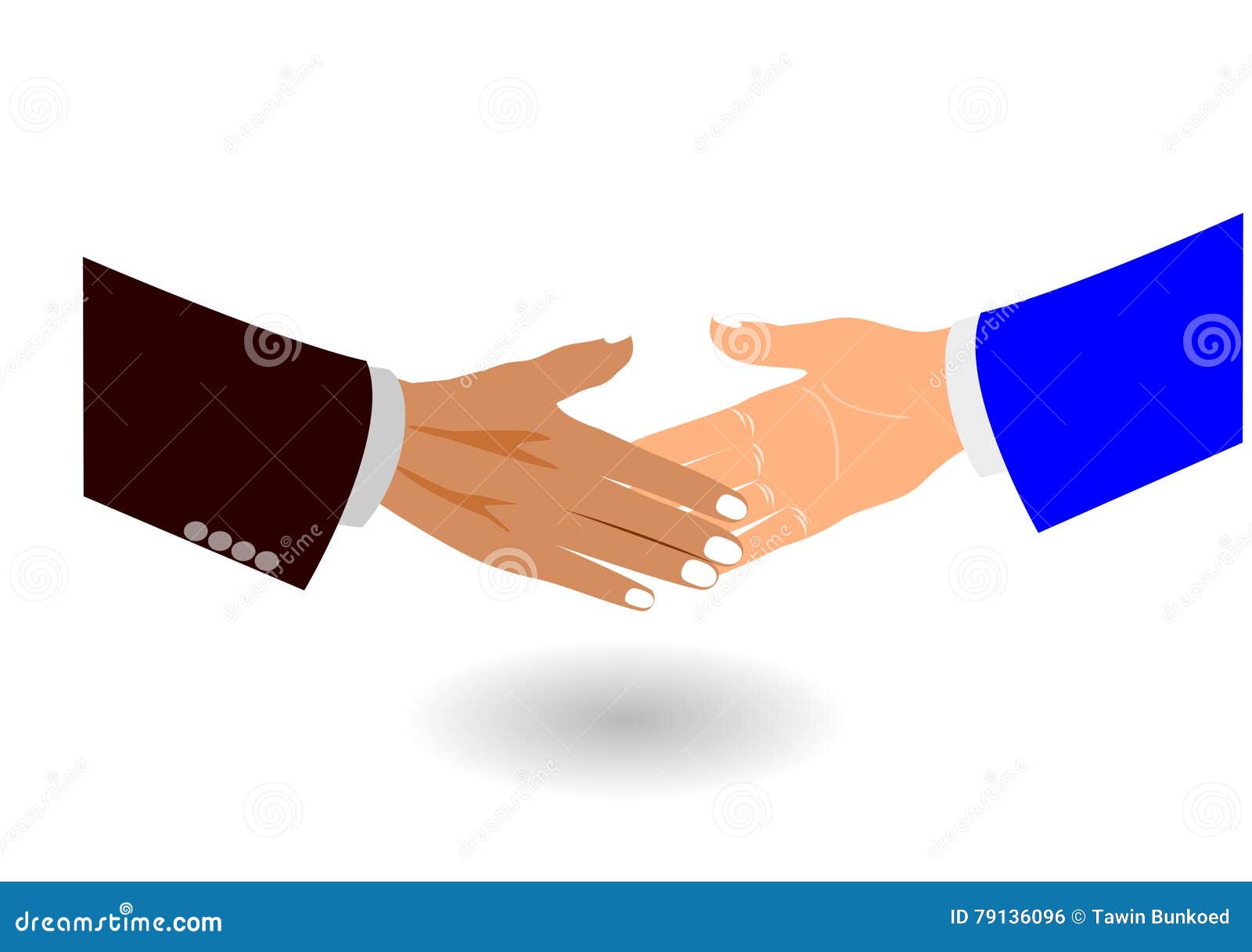 Handshake agreement stock illustration. Illustration of handshake ...