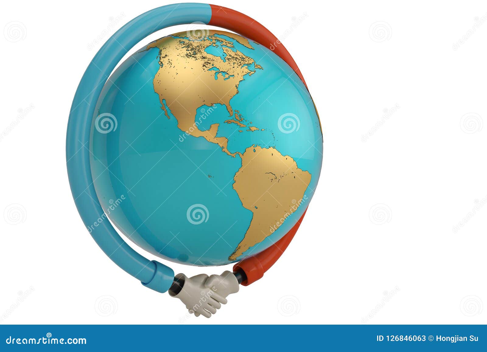 Handshake Around Thank You On White Background. 3D Illustration ... Handshake Around Thank You On White Background. 3D Illustration ...