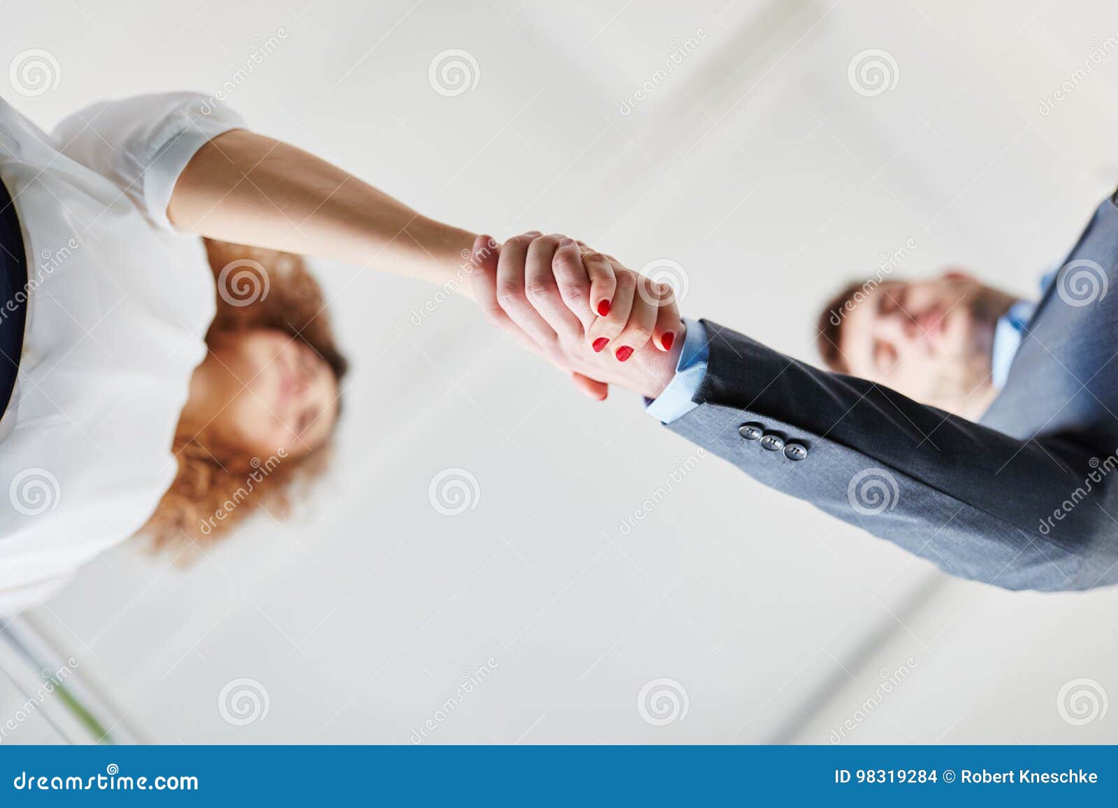 Handshake as sign of trust stock photo. Image of deal - 98319284