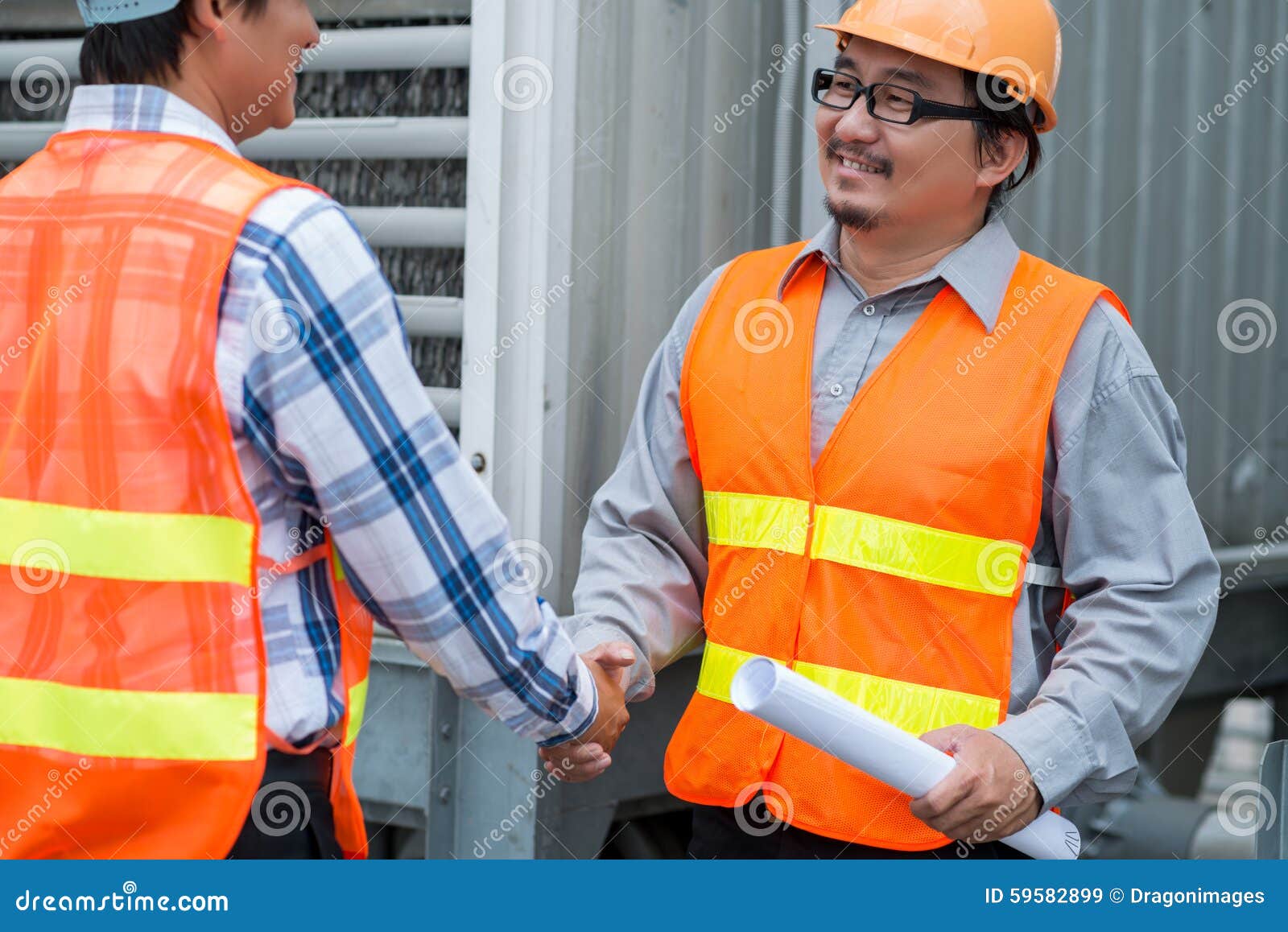 Handshake stock image. Image of specialist, factory, industry - 59582899