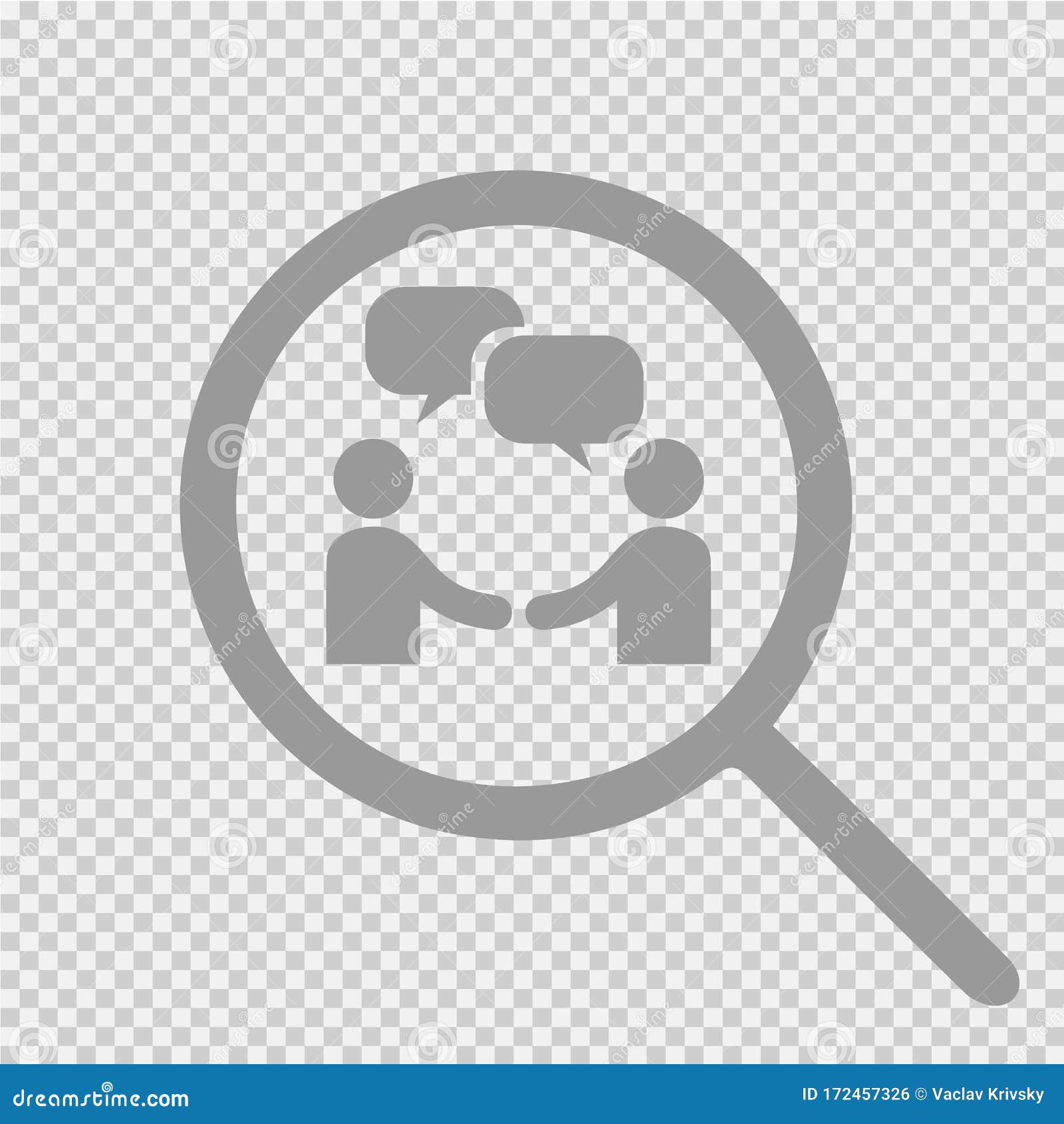 Handshake and Bubbles Vector Icon Eps 10. Stock Vector - Illustration ...