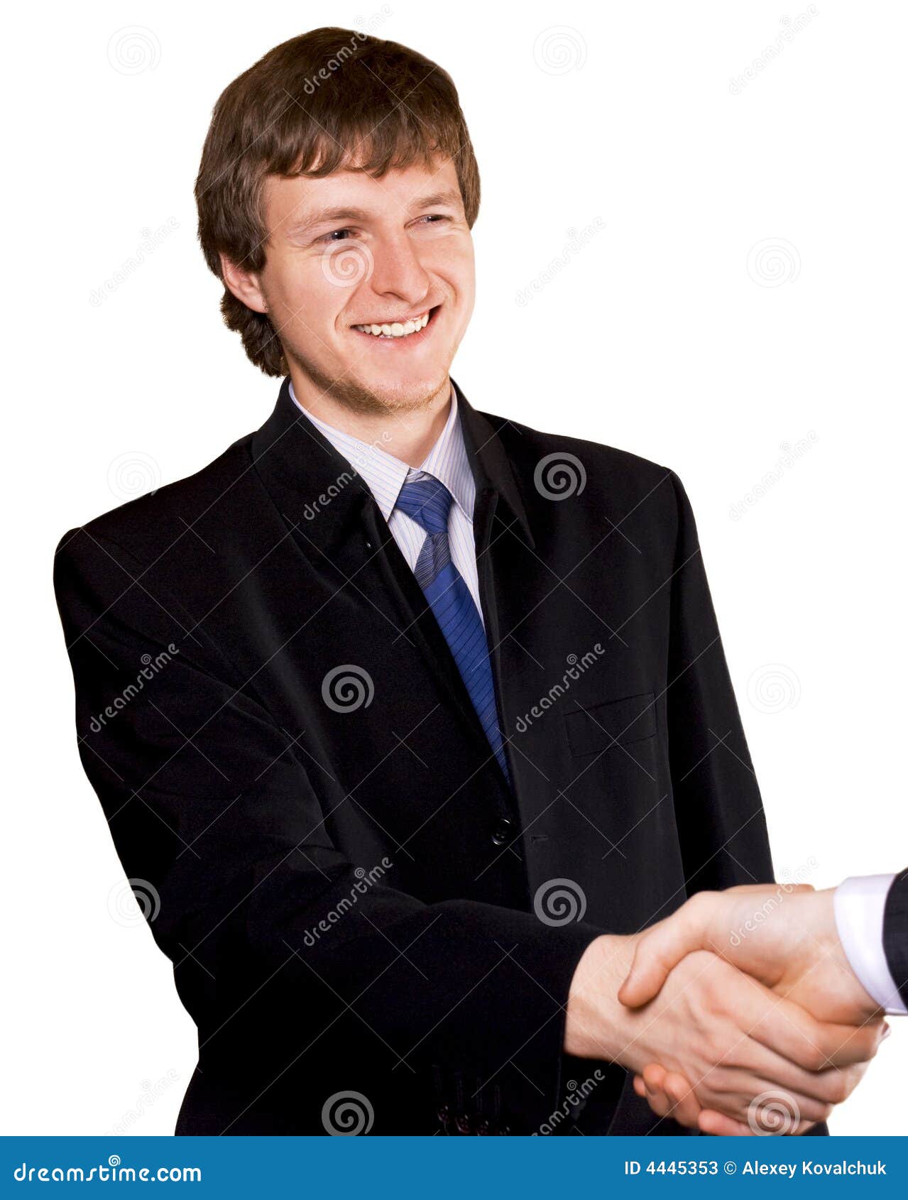 Handshake of business man stock image. Image of hands - 4445353