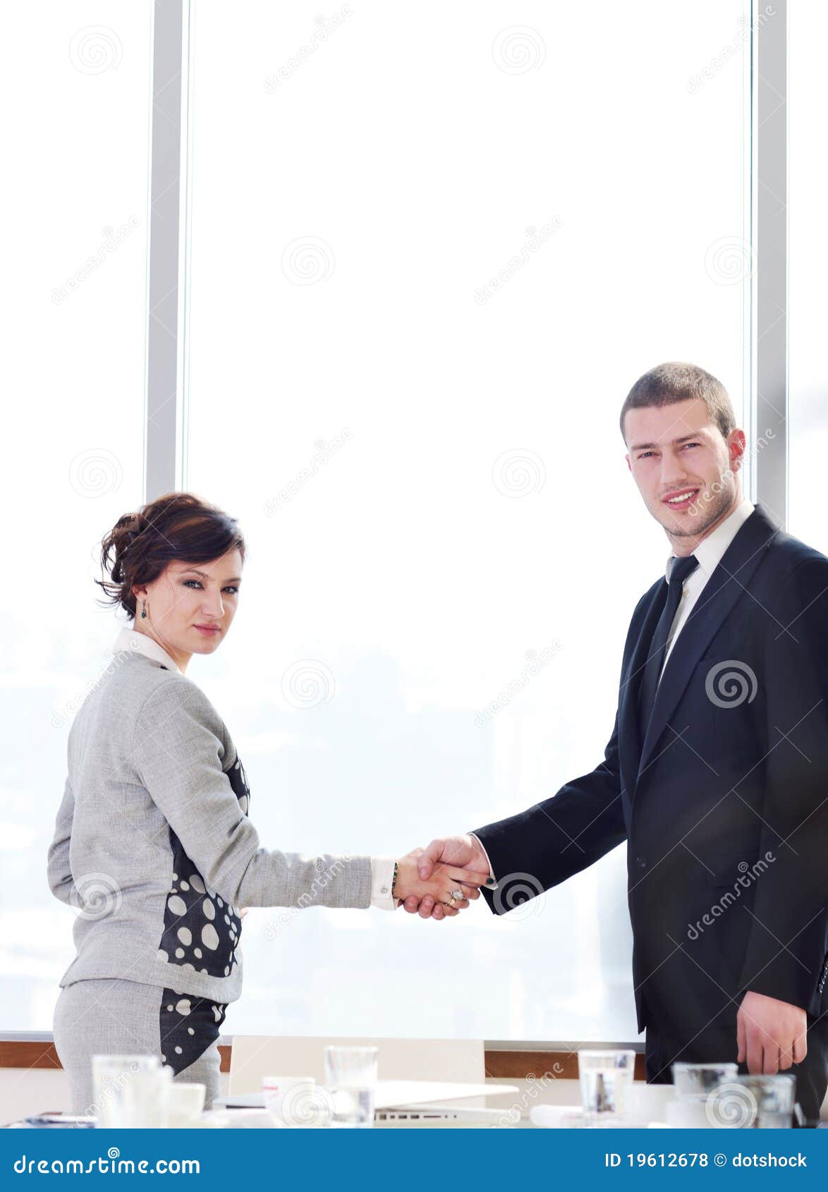 Handshake On Business Meeting Stock Photo - Image of businessmen ...