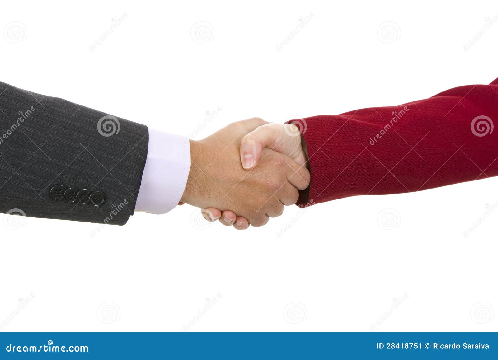 Handshake of Business Partners, Men and Women in the Office Stock Image ...