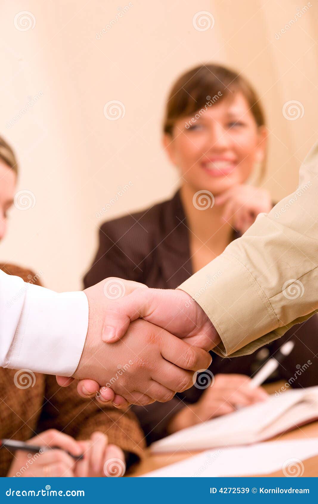 Handshake of Business People Stock Image - Image of adult, negotiation ...
