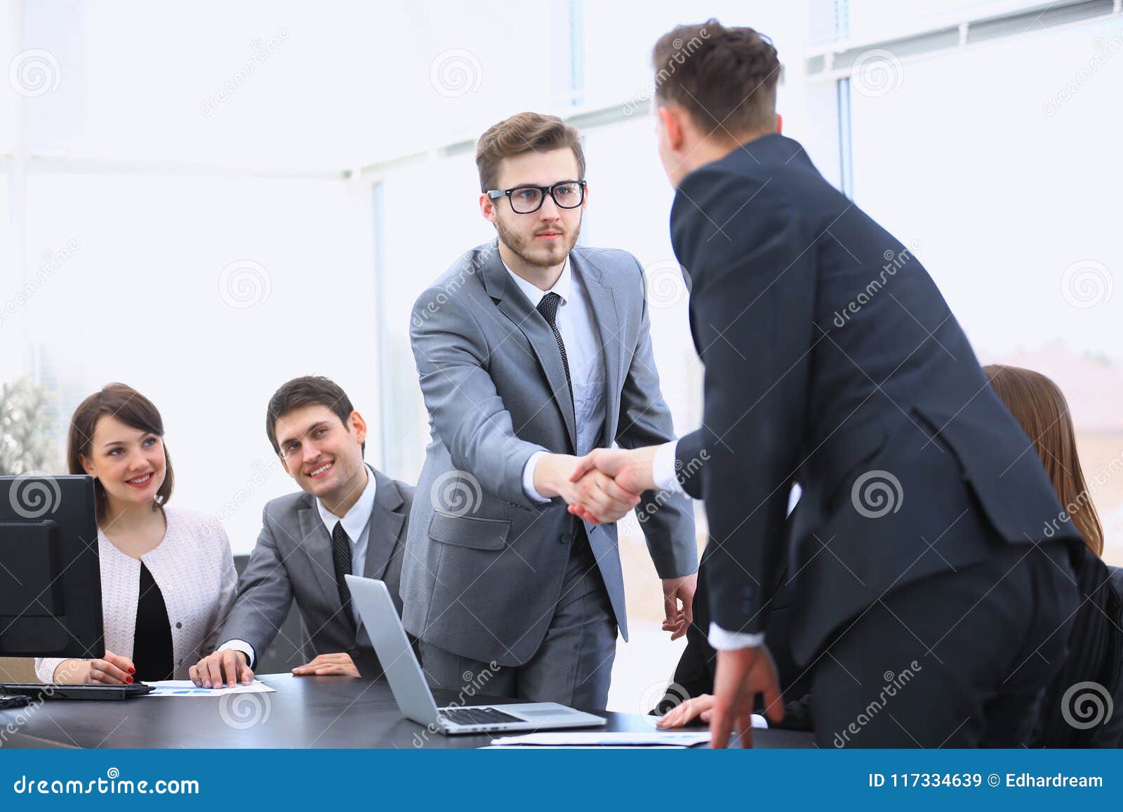 Handshake Business Partners at a Business Meeting Stock Image - Image ... Handshake Business Partners at a Business Meeting Stock Image - Image ...