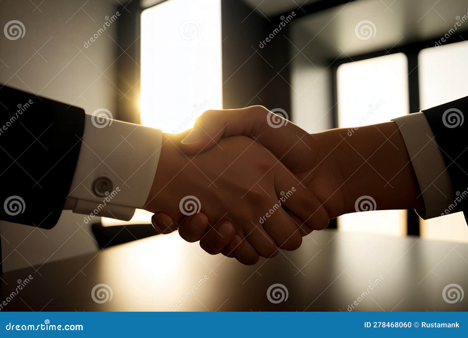 Handshake of Business People. Concept of Trustworthy Relations and ...