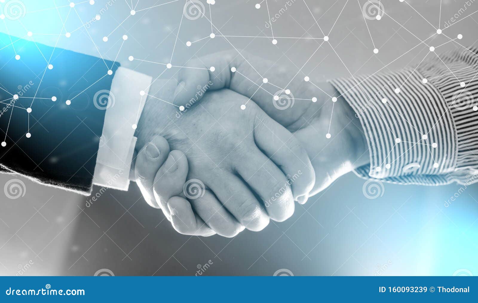 Business Handshake; Multiple Exposure Stock Image - Image of hand ...