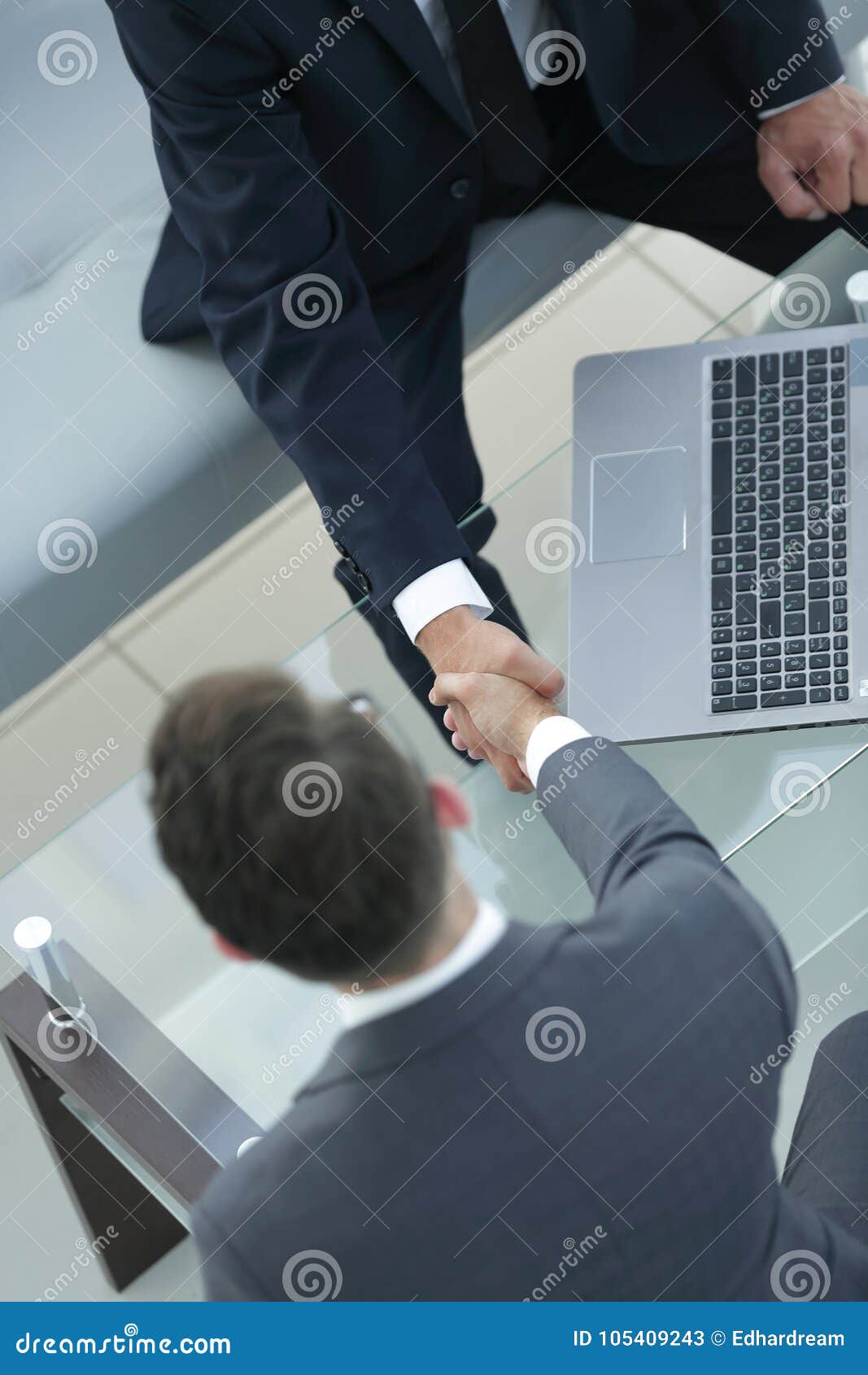 Handshake Business People in the Workplace. Stock Image - Image of copy ...