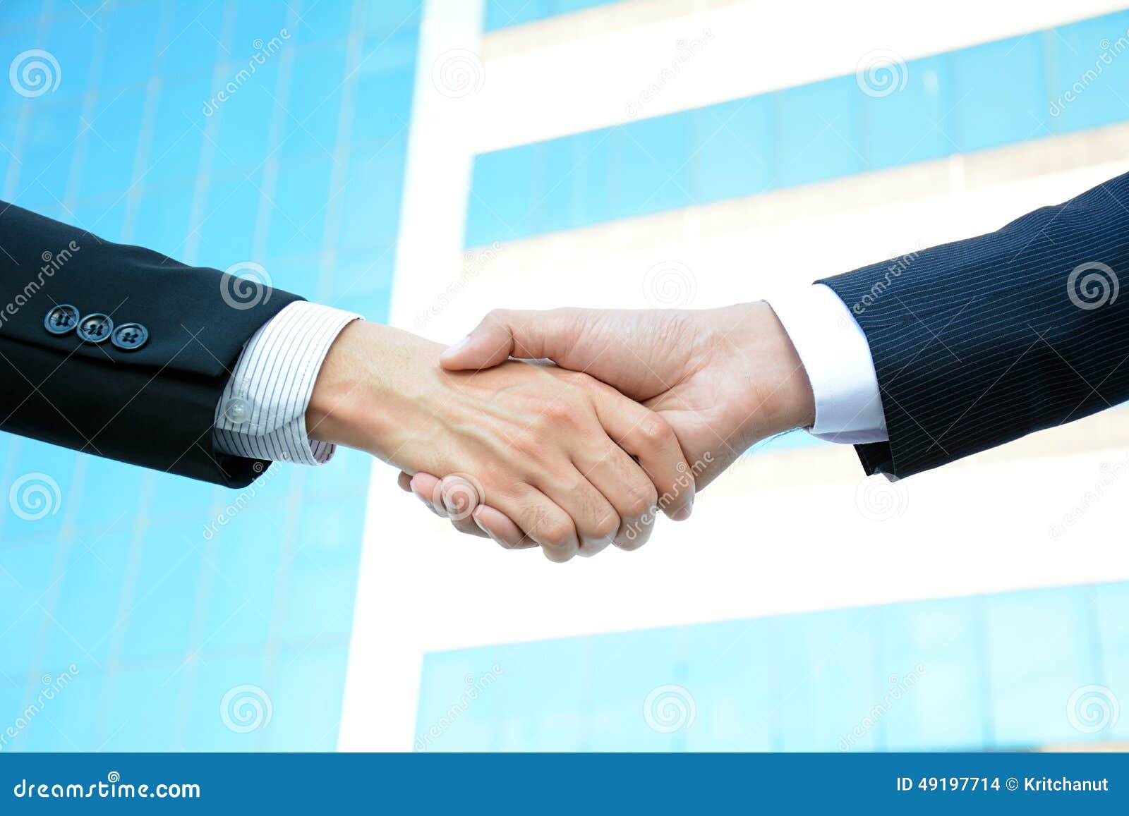 Handshake of businessmen stock photo. Image of success - 49197714