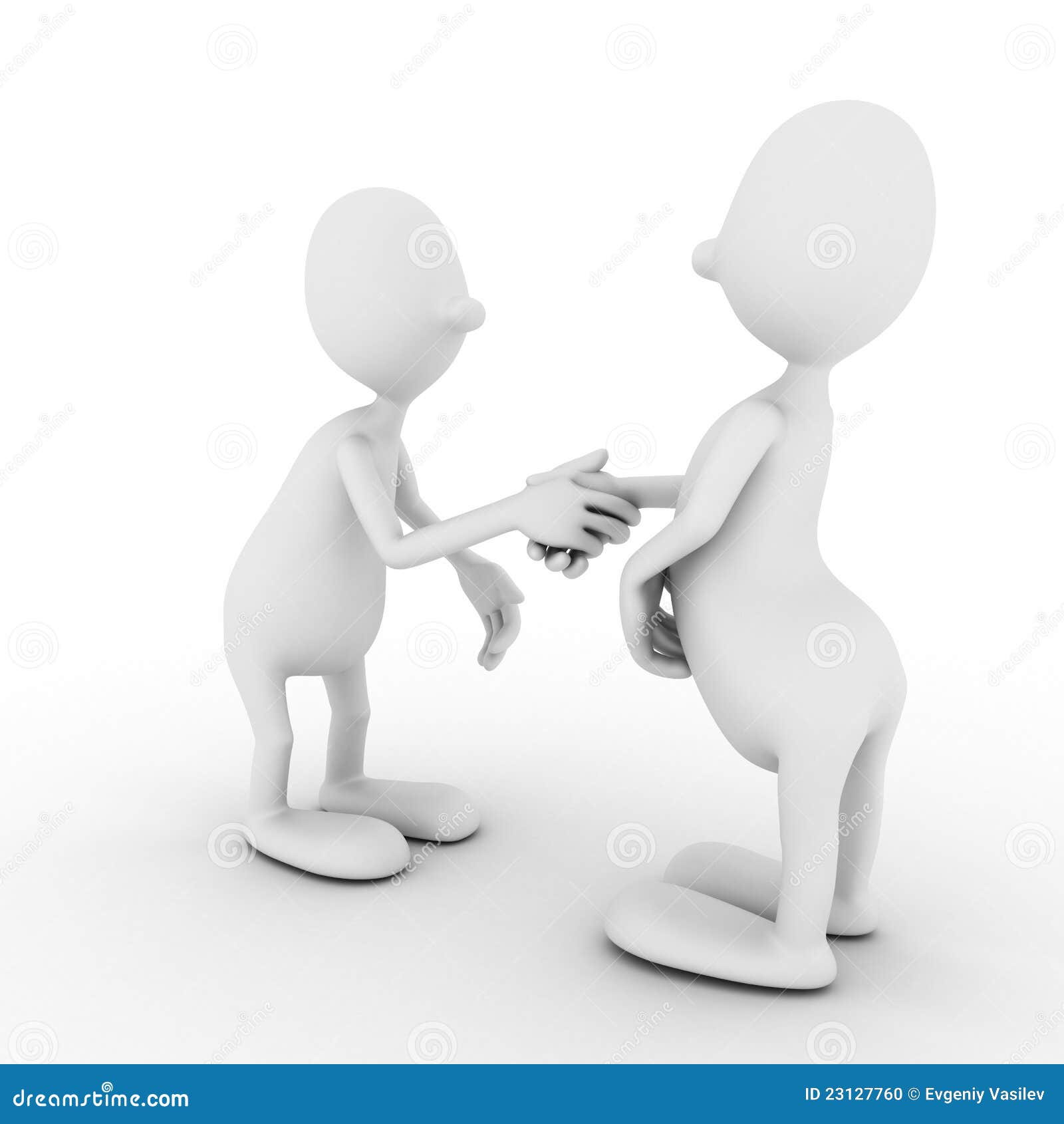 Handshake characters stock illustration. Illustration of handclasp ...