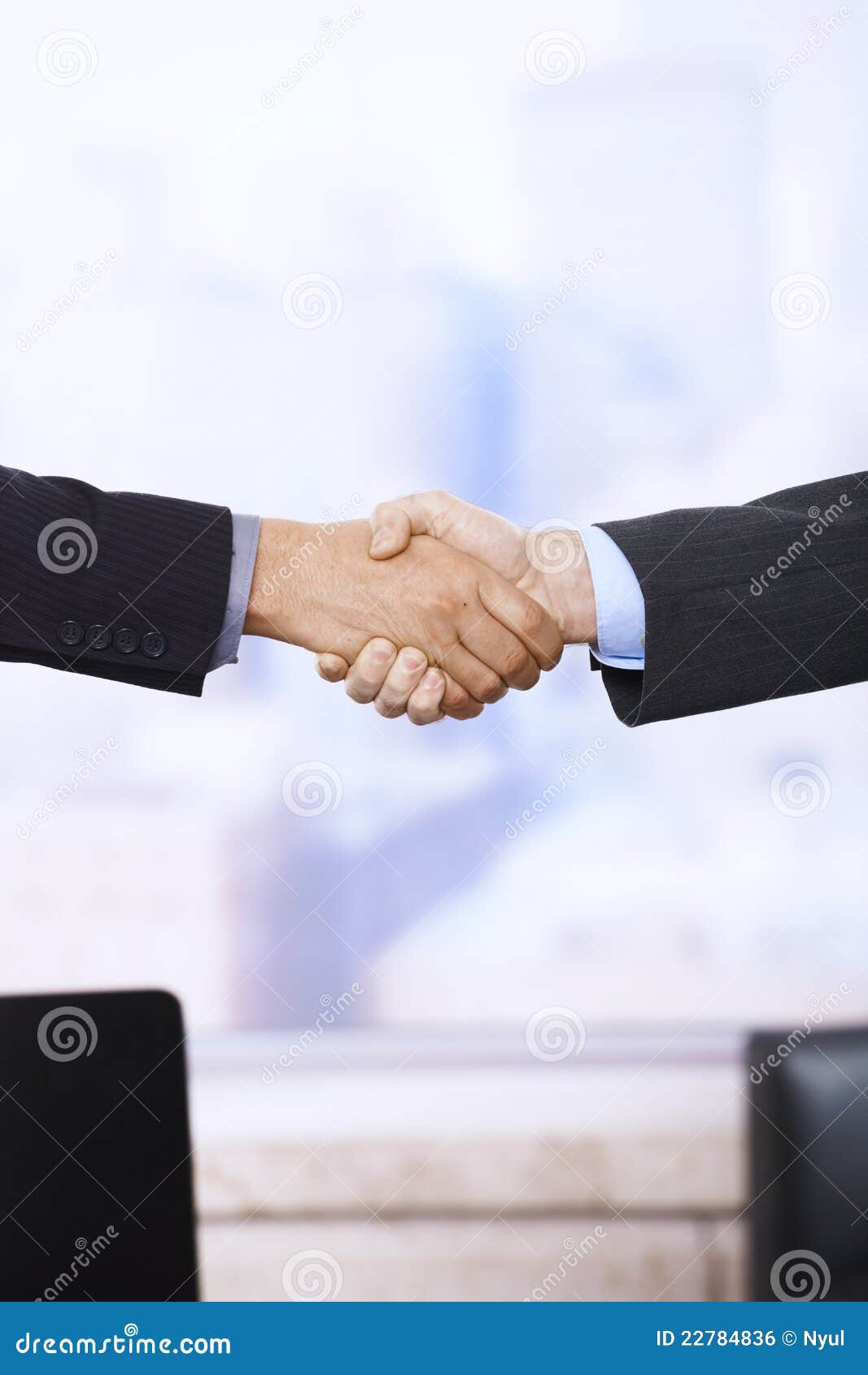 Handshake in closeup stock photo. Image of businesspeople - 22784836