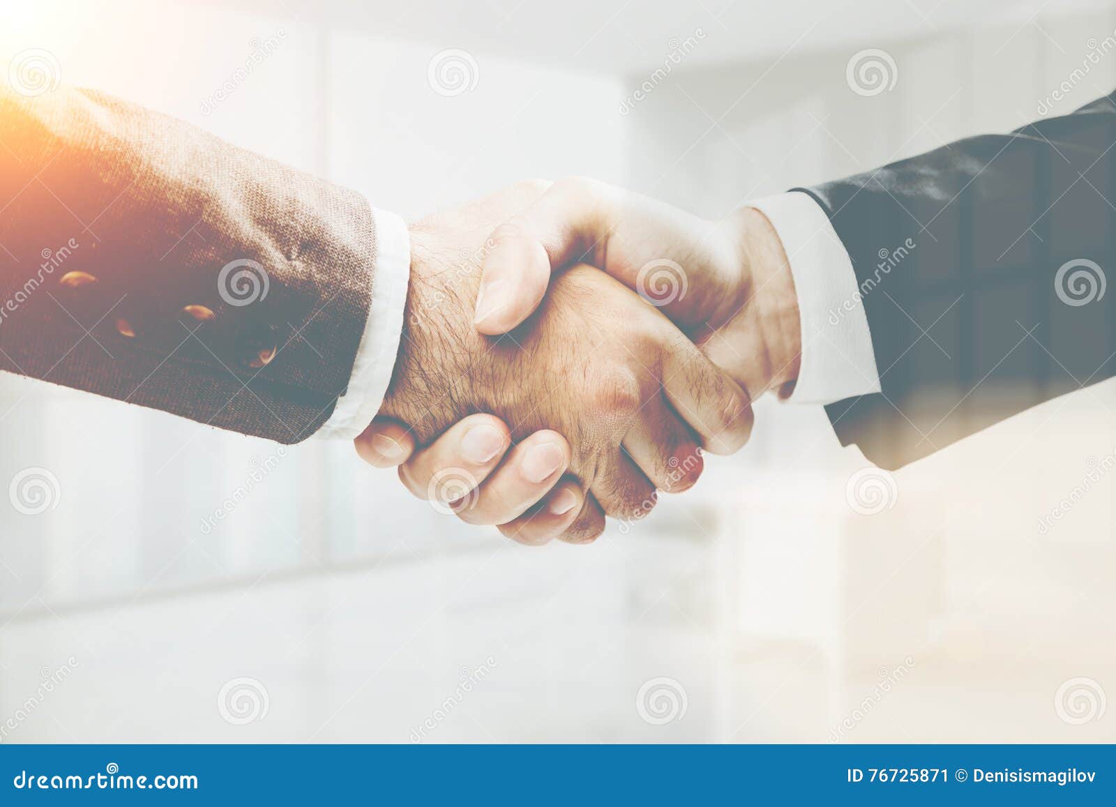 Handshake closeup stock image. Image of money, business - 76725871