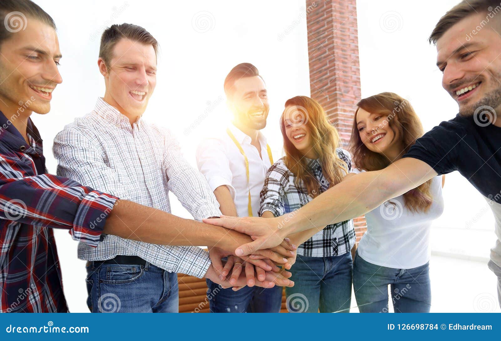 Handshake Colleagues in Creative Studio Stock Photo - Image of ...