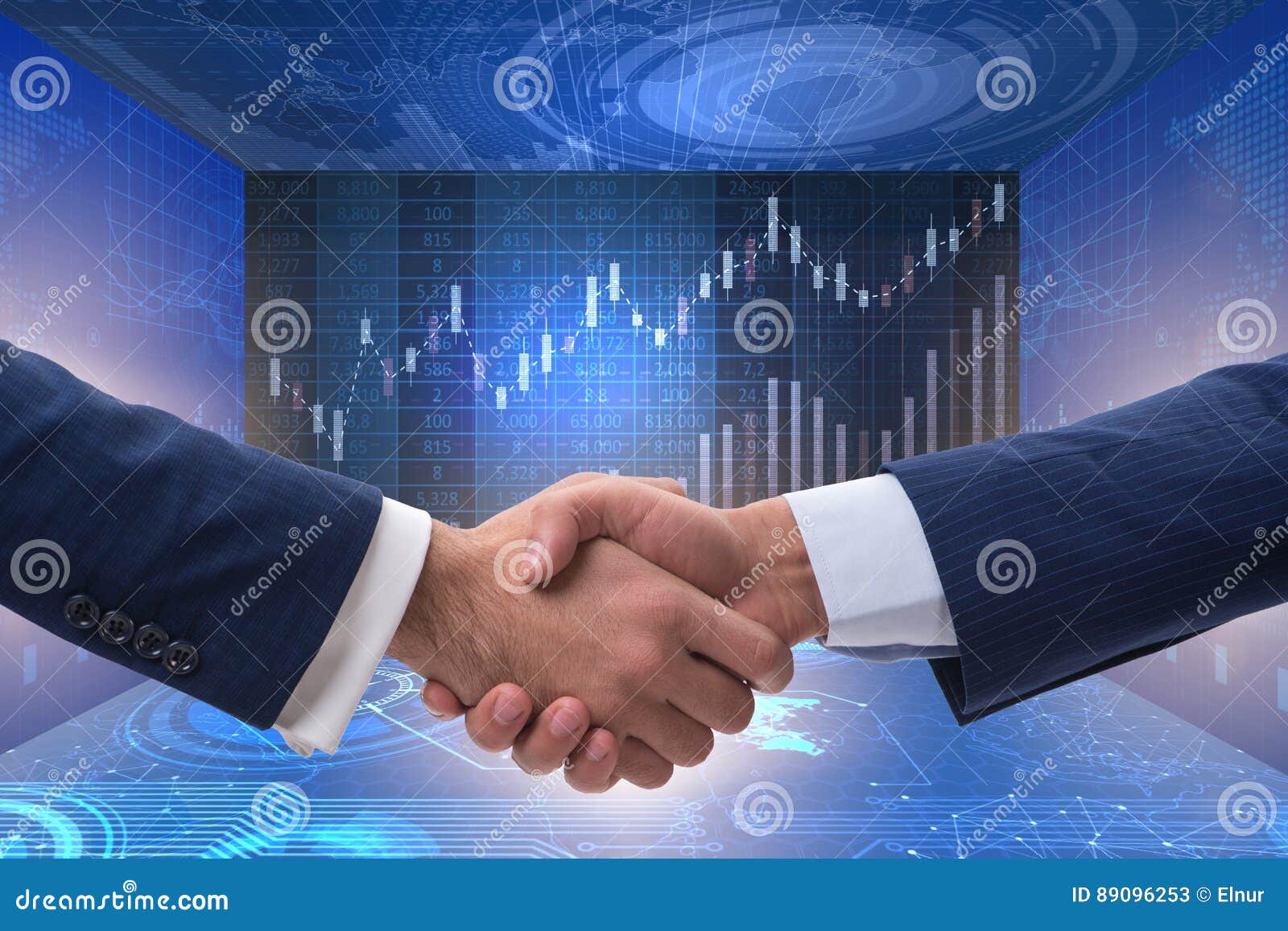 The Handshake Concept - Business Metaphor Illustration Stock Image ...