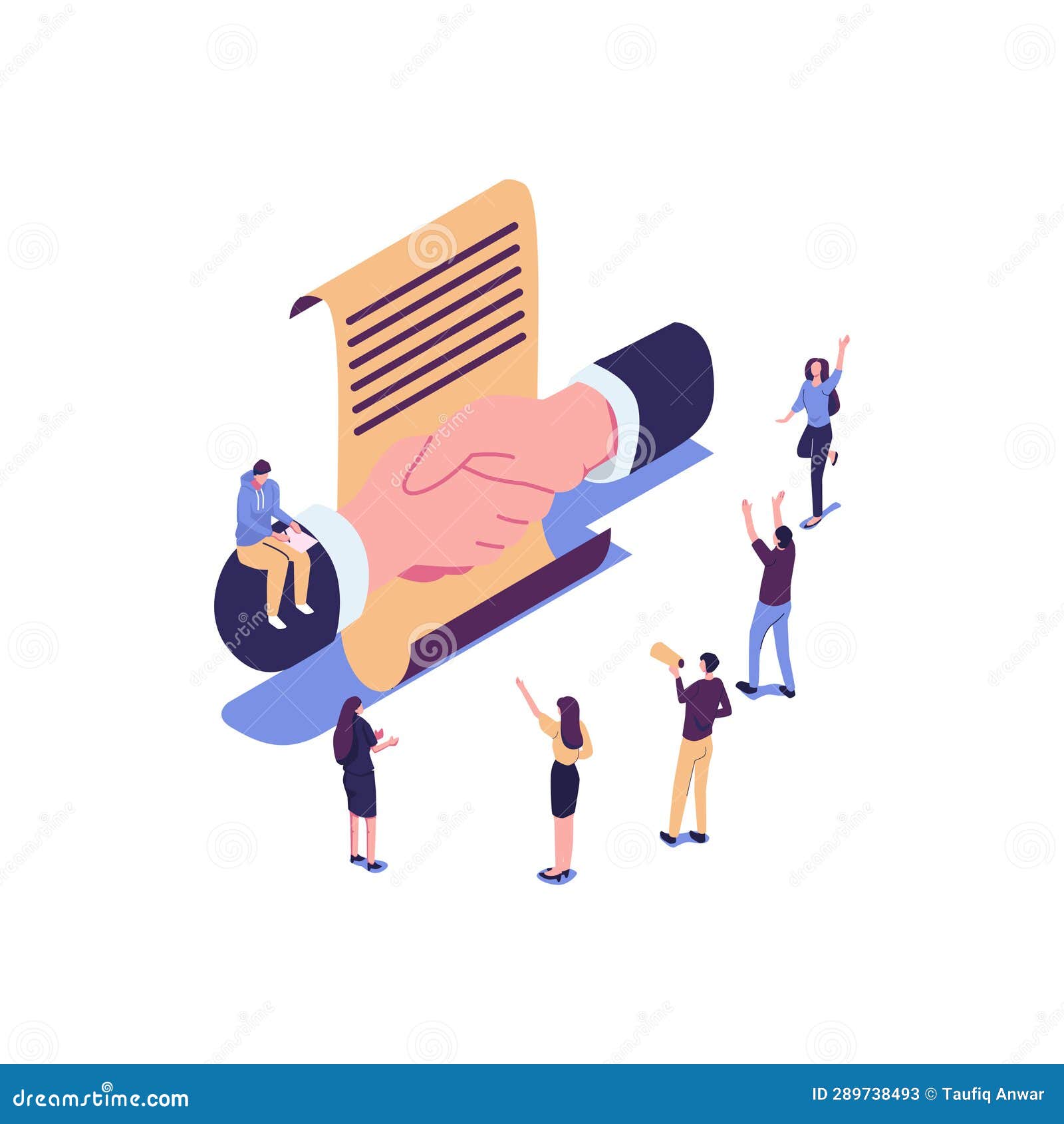 Handshake, Conclusion of a Contract, Successful Partnership ...