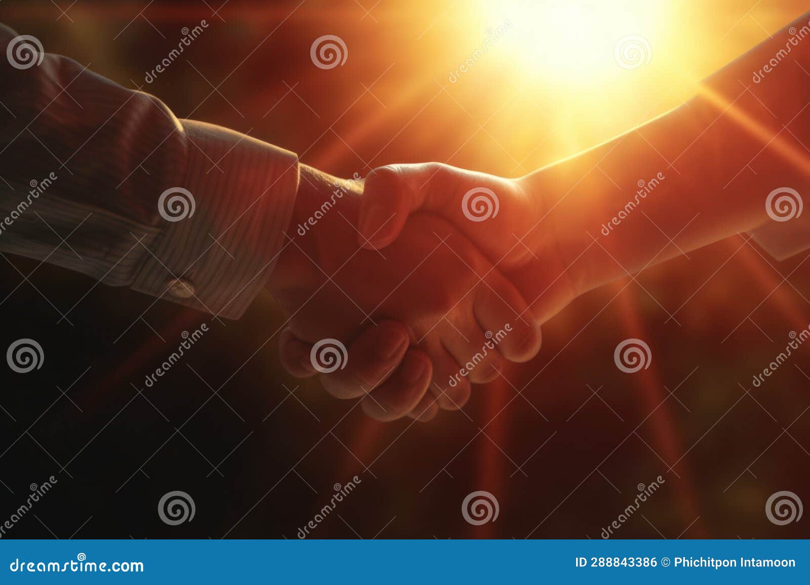 Handshake and Congratulating Greetings and Their Successful .AI ...