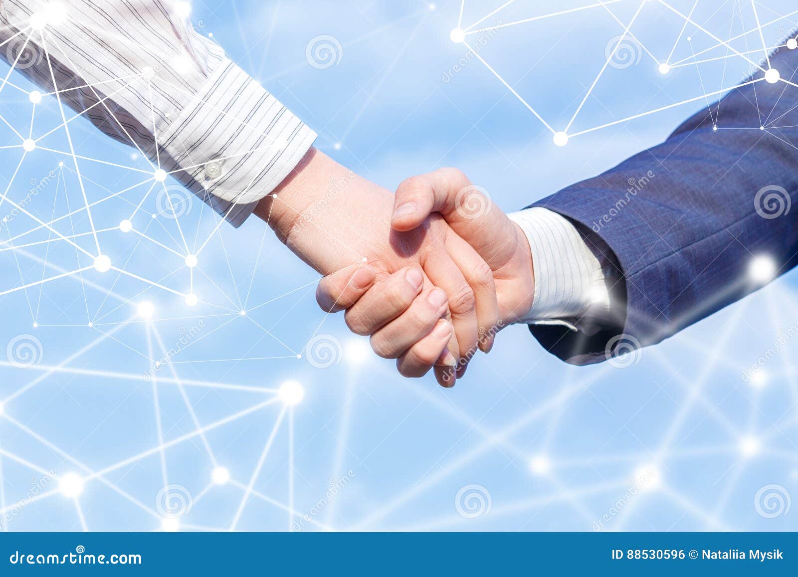 Handshake during the Cooperation Stock Photo - Image of happy, company ...