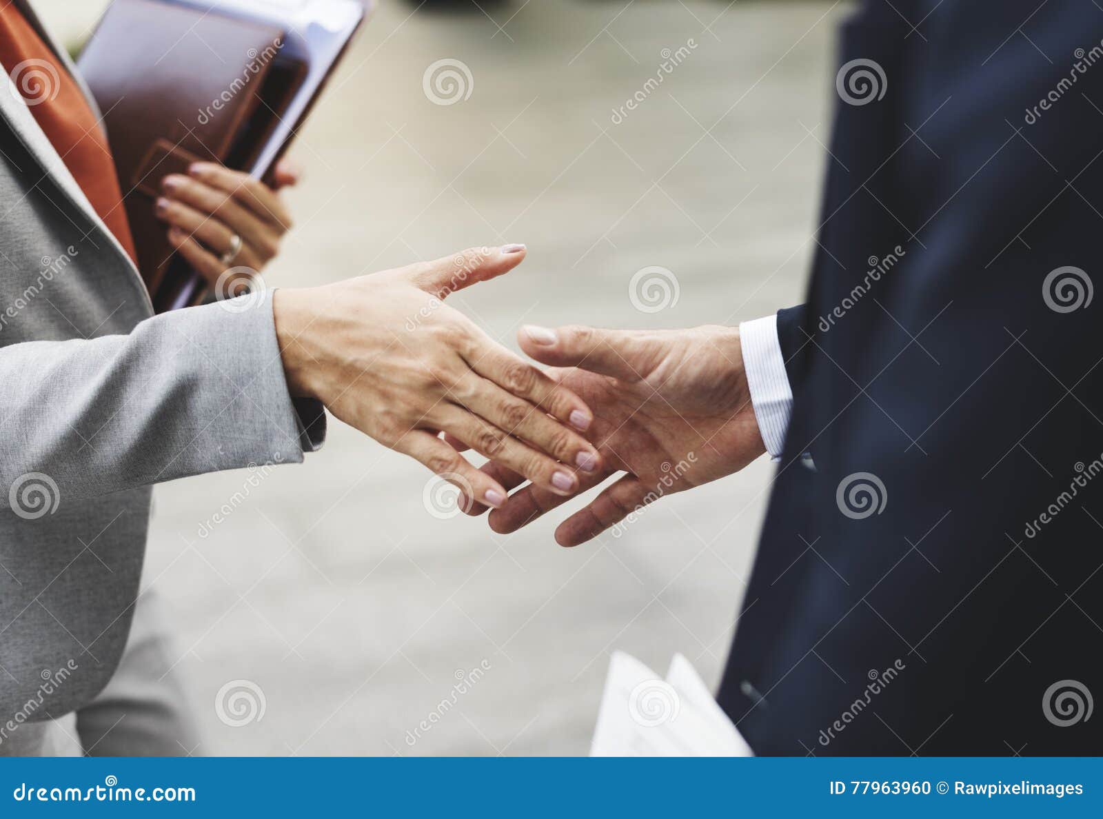 Handshake Corporate Partnership Office Worker Concept Stock Photo ...
