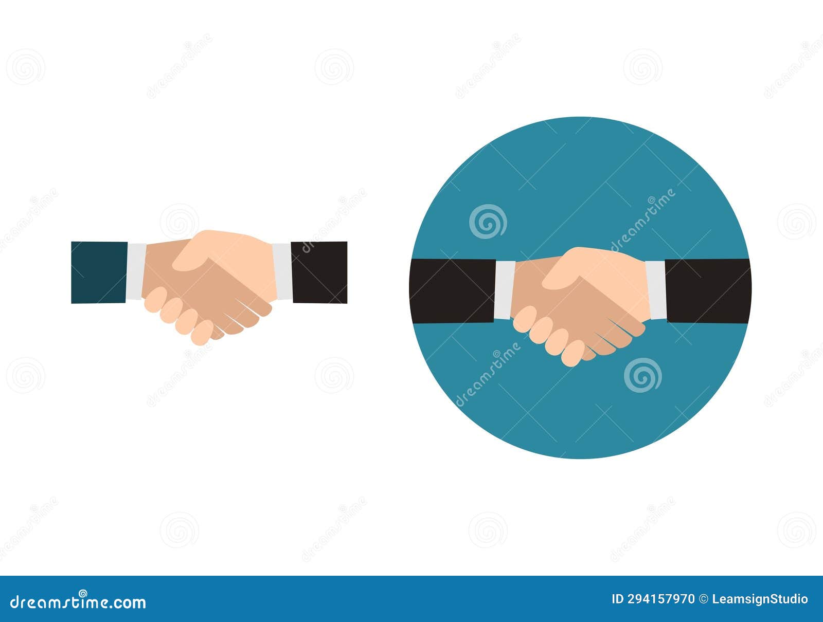 Handshake Design Illustration Stock Vector - Illustration of background ...