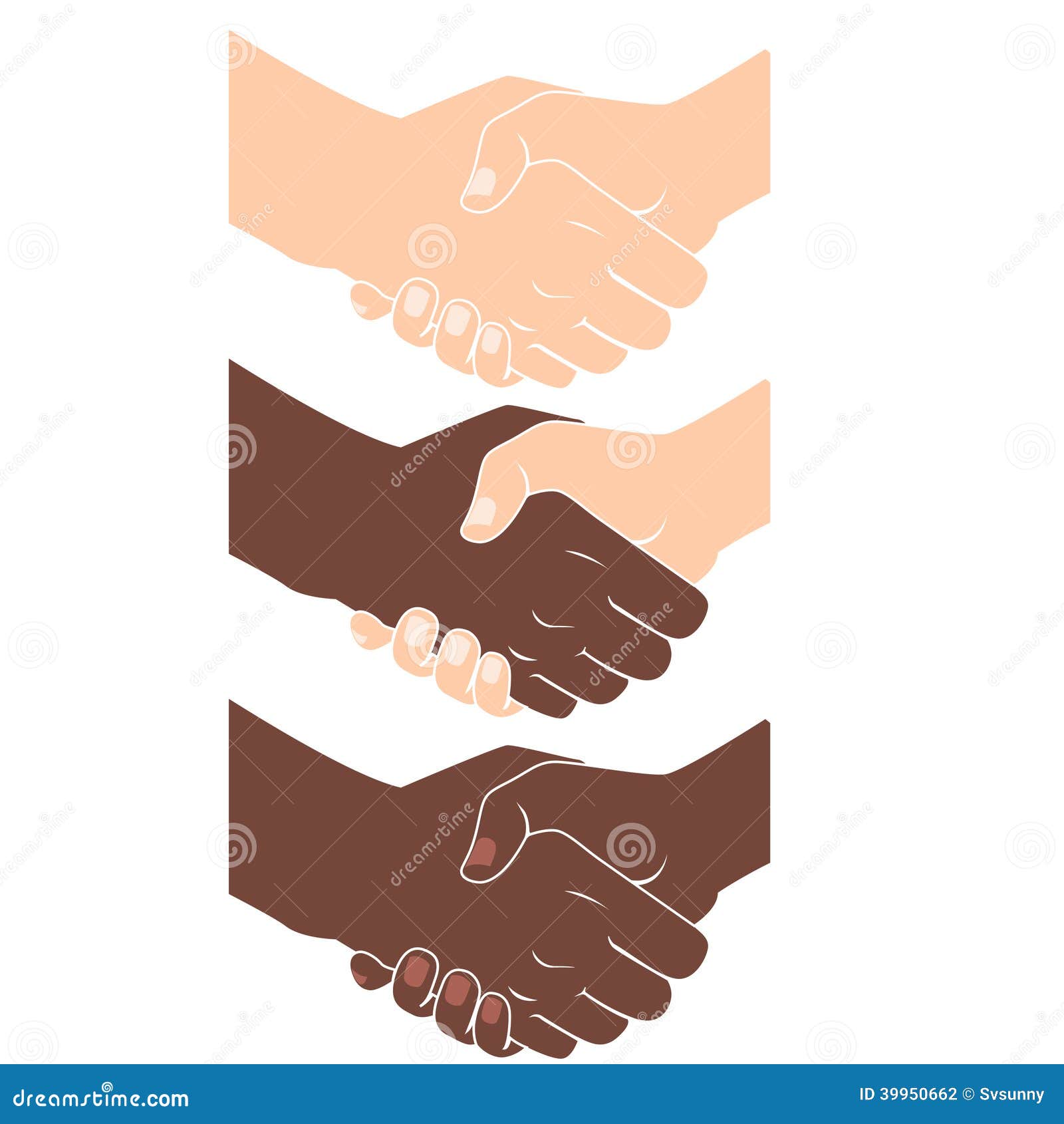 Handshake. Flat style stock illustration. Illustration of employment ... Handshake. Flat style stock illustration. Illustration of employment ...