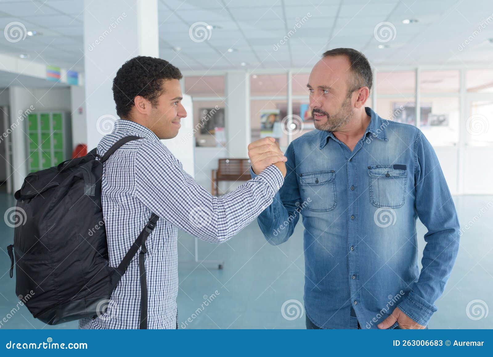 Handshake and Friend People Stock Image - Image of client, interview ...