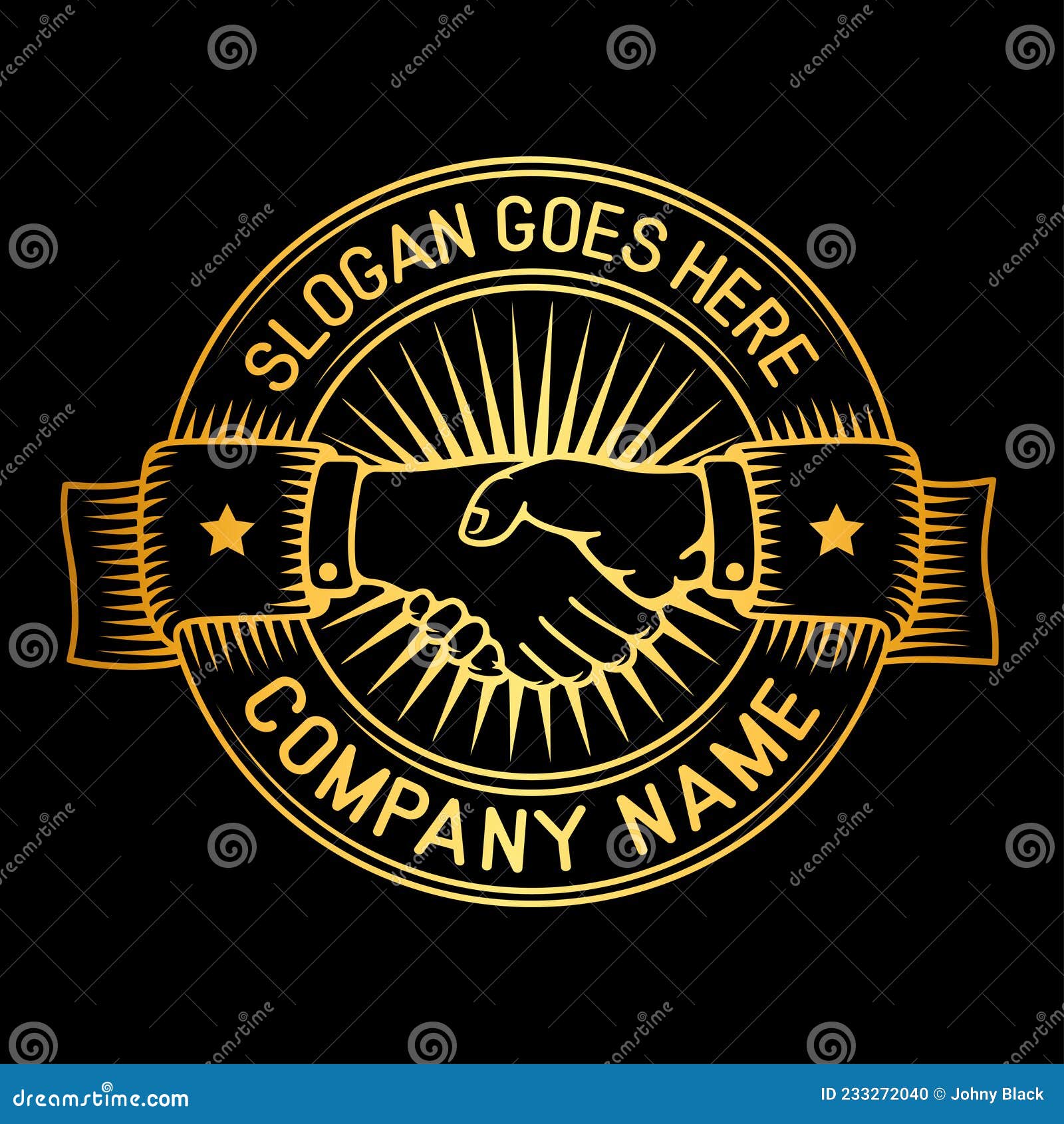 Handshake Logo Design Template. Handshake Logo Template Illustration ...